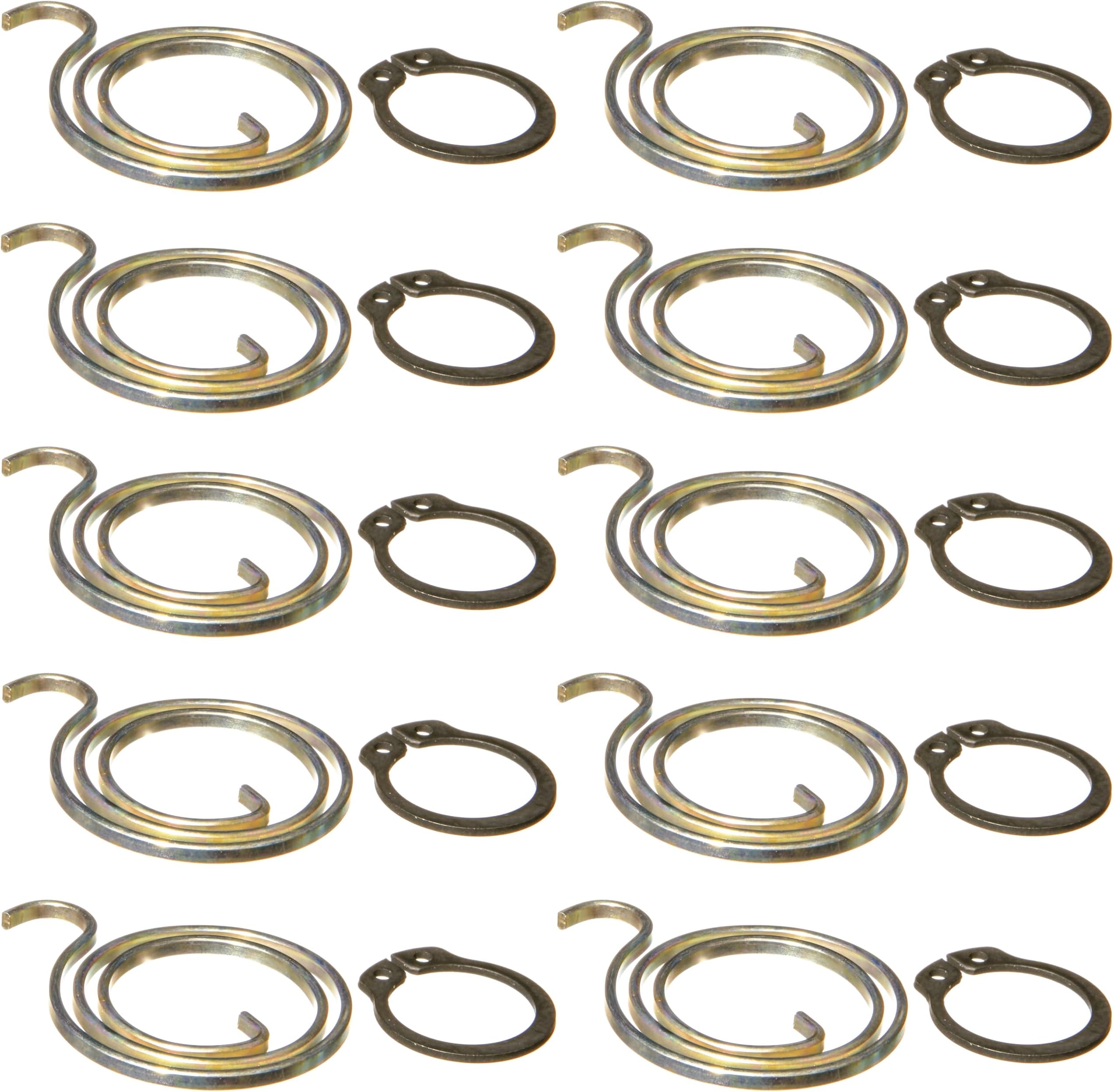 Northern DIY Lever on Rose Door Handle Springs, 2-Turn, 2mm Thick (Pack ...