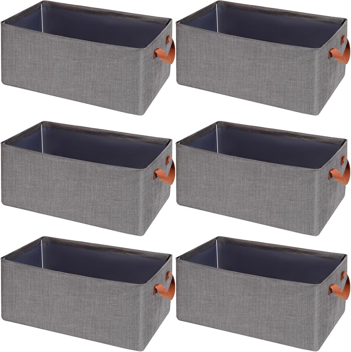 Contenedores de almacenamiento plegables extra grandes para estantes ...