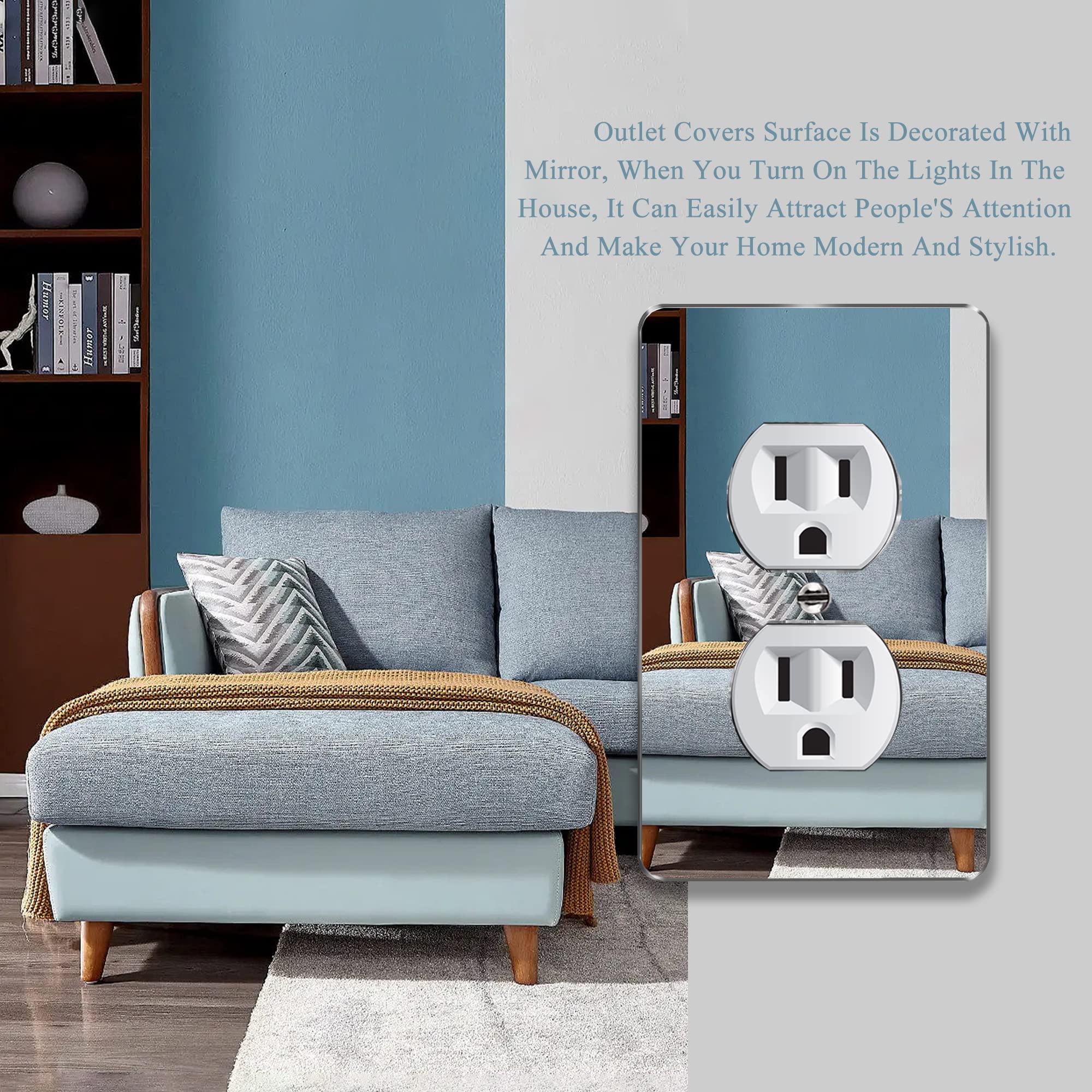 Mirrored Electrical Outlets Orren Ellis Livvia 24'' W 30'' H Recessed