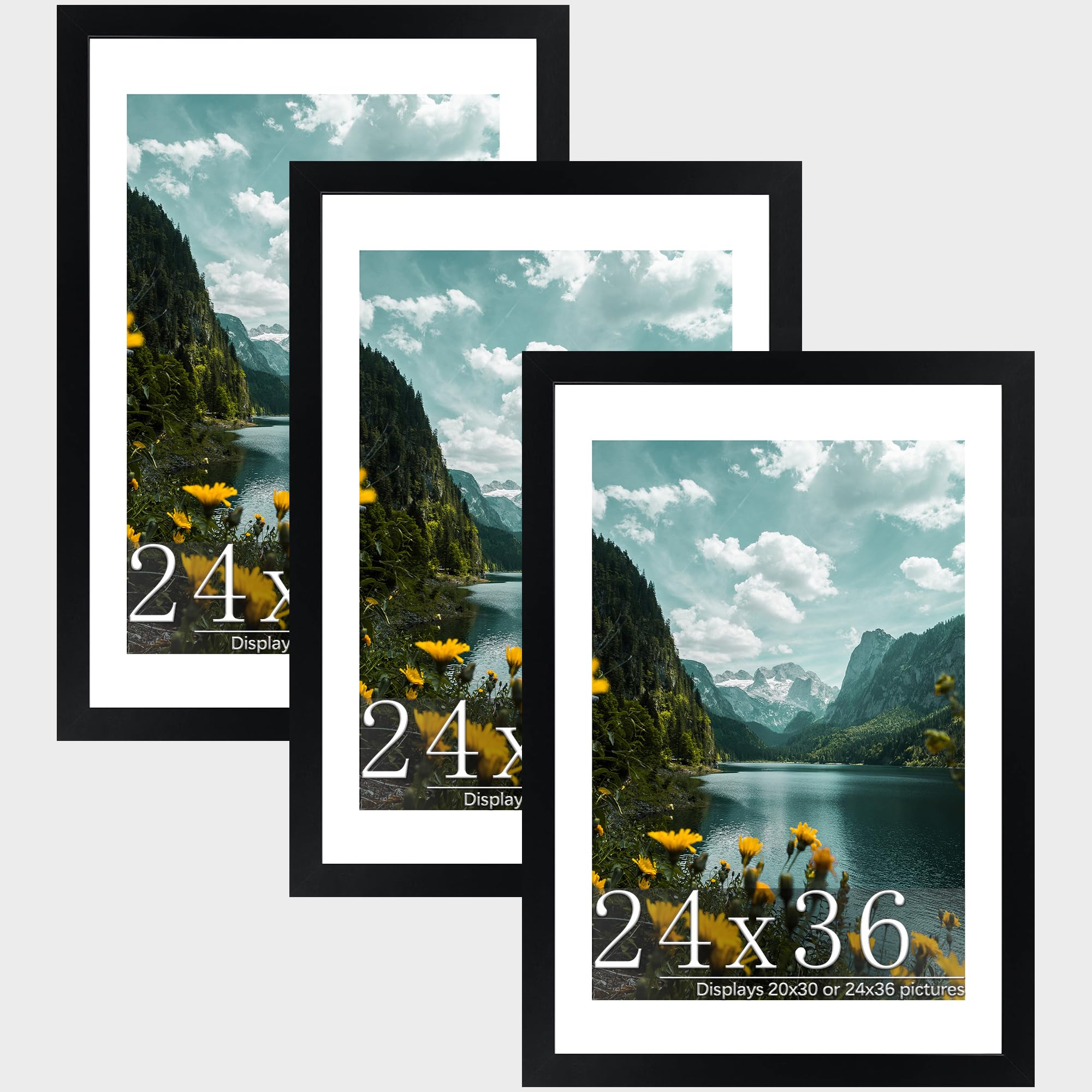 36 24 Poster Frame Abtgt 24 X 36 Poster Frames Set Of 3, Display