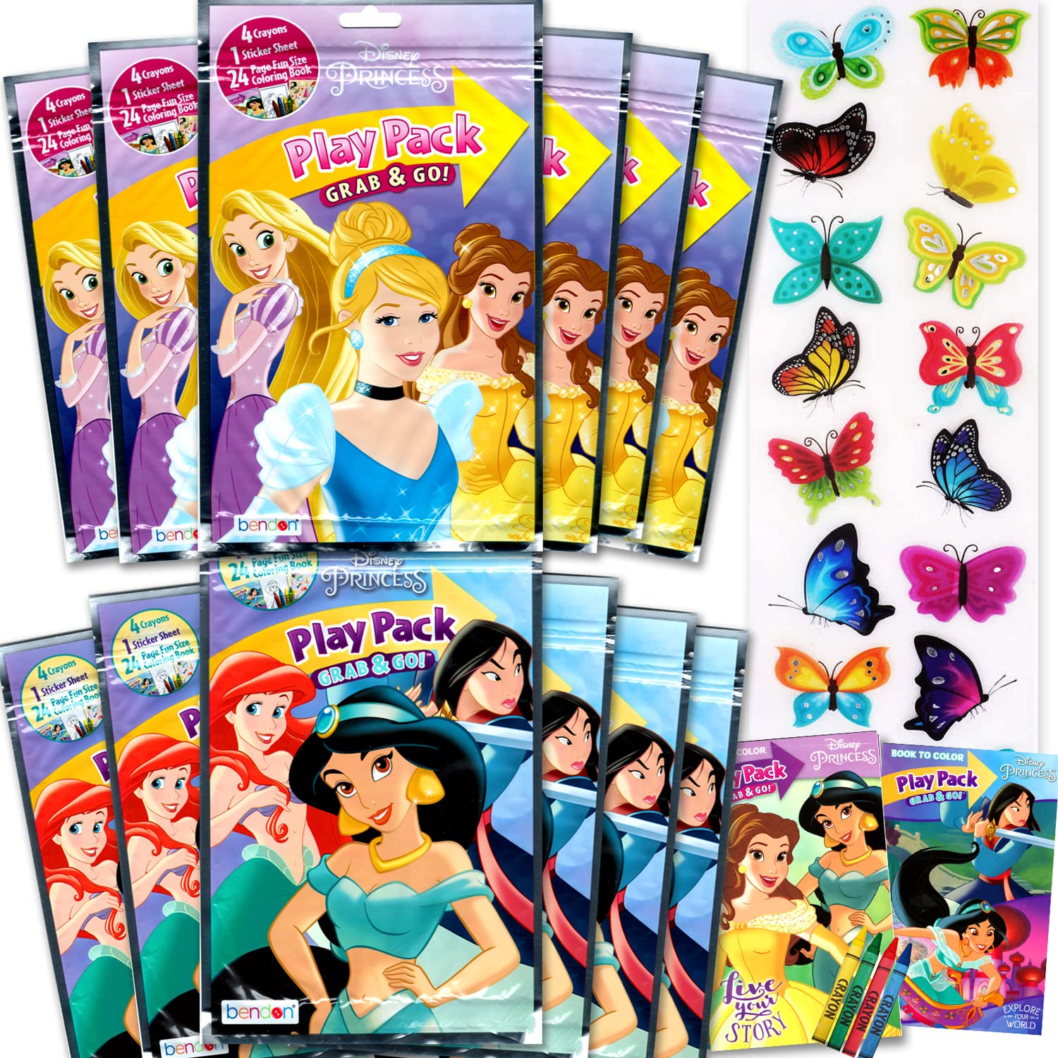 Disney Princess Colored Rings