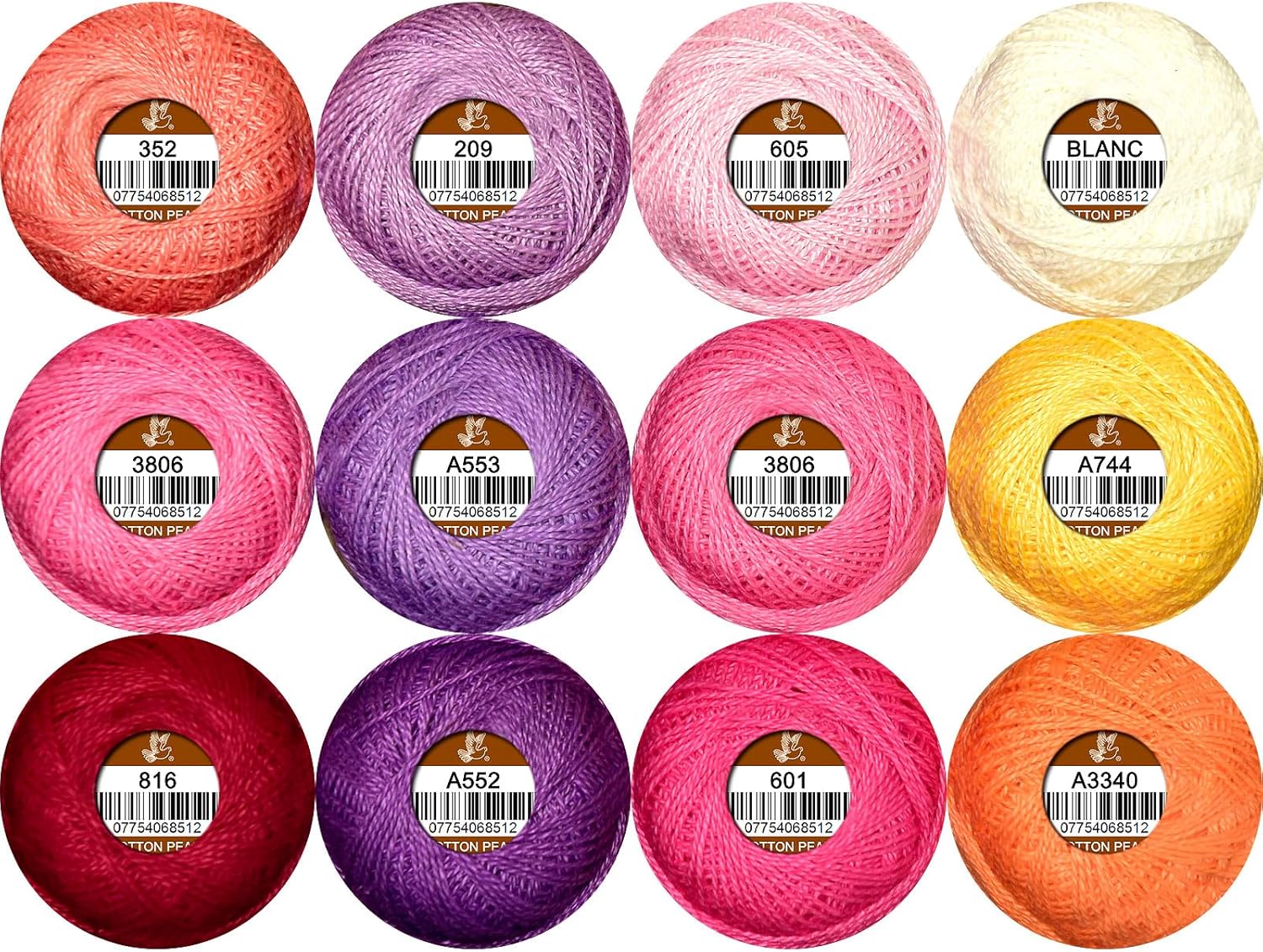 Amazon.com: Double Mercerized Egyptian Long Staple Cotton Pearl Thread ...