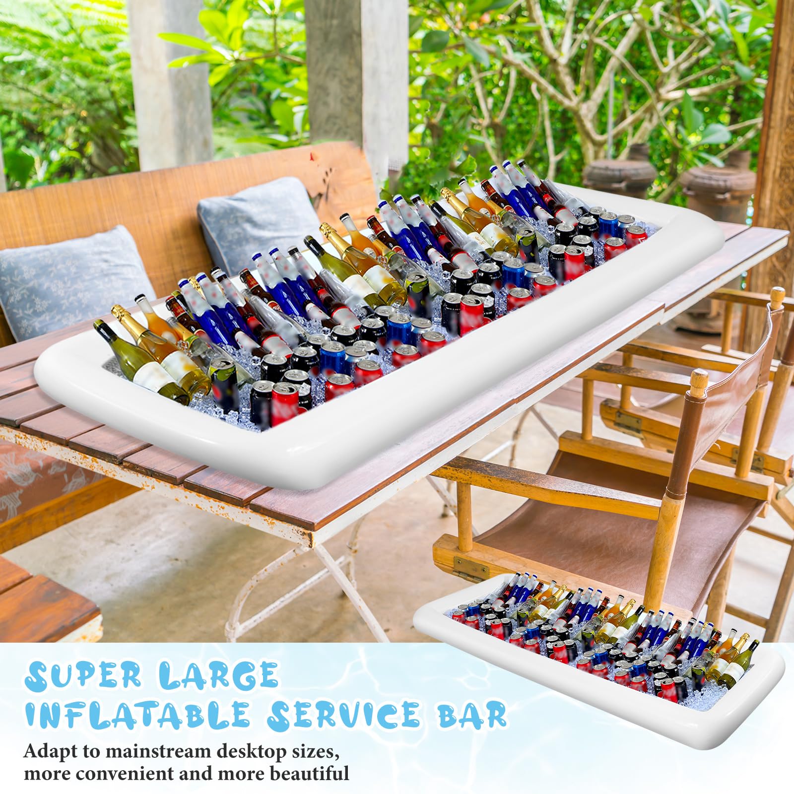 Snapklik.com : Halloscume Large Inflatable Serving Bar 72 X 30 X 5 ...