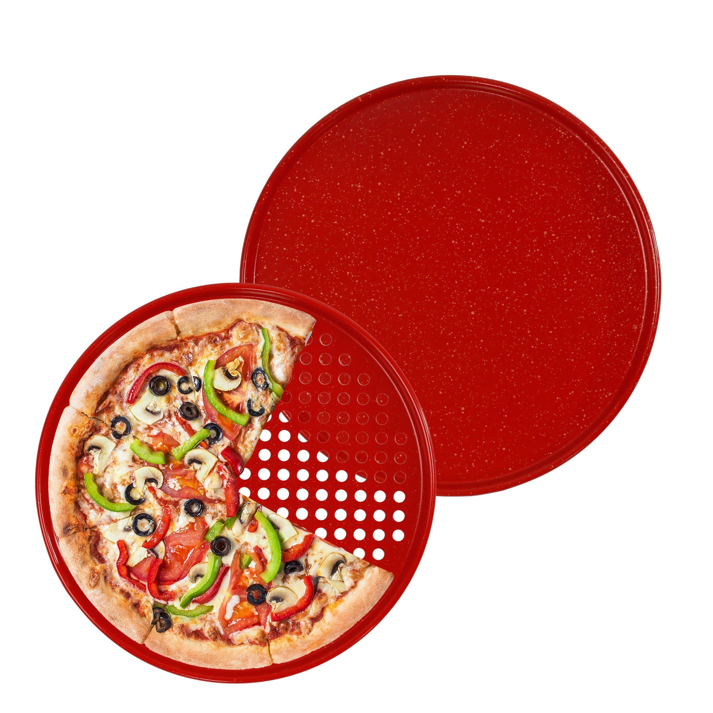 Snapklik.com : casaWare 2pc 12-inch Ultimate Pizza Pan Set, Nonstick ...