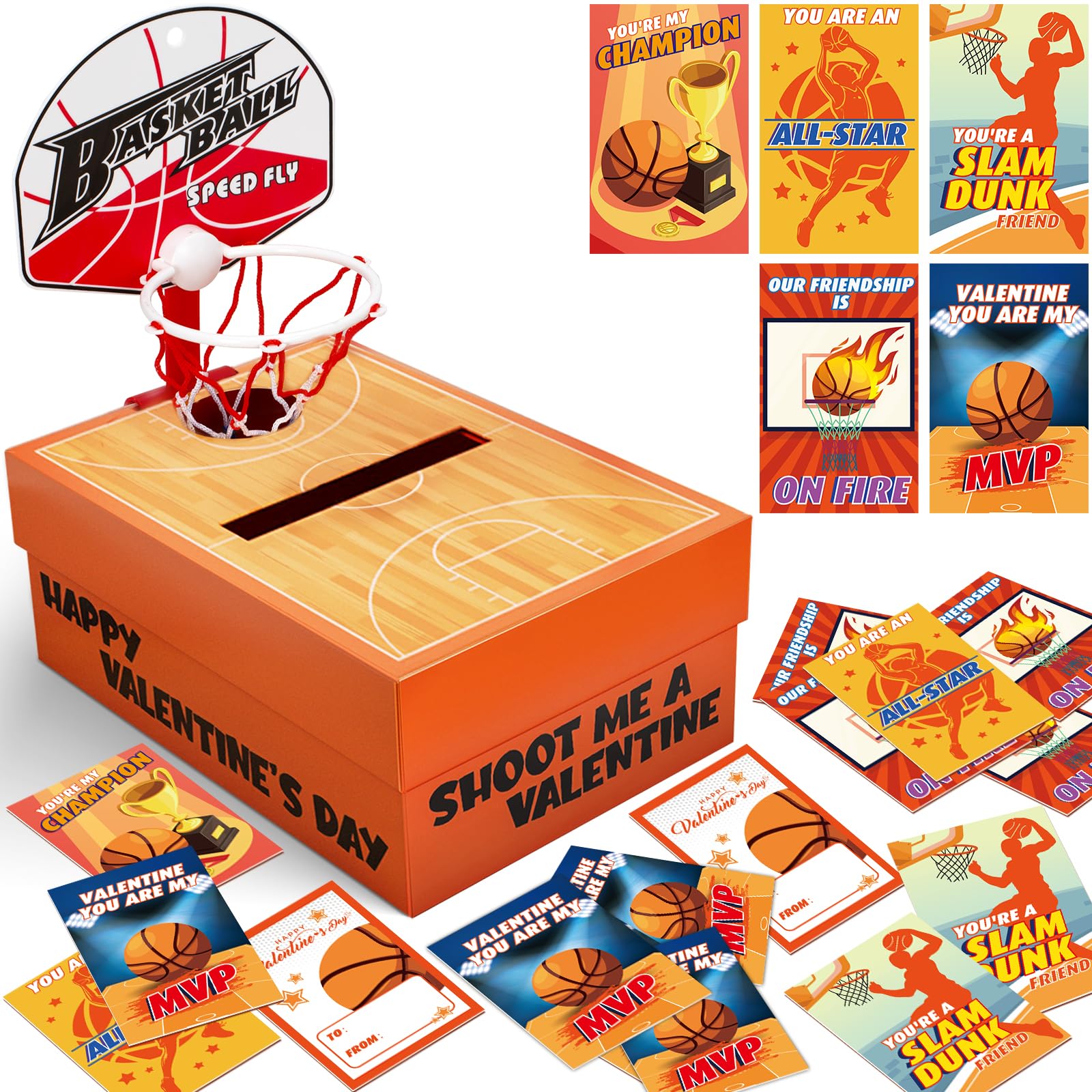 Amazon.com: Bstoyder Valentine's Day Box for Kids, 33 Pack Valentine ...