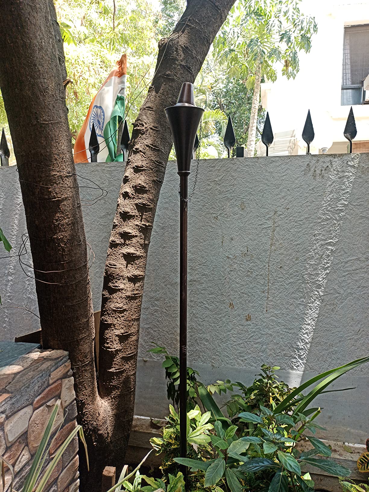 Deco Window Aluminium Home Garden Torch Marshal Conical, 60-inch, Brown ...