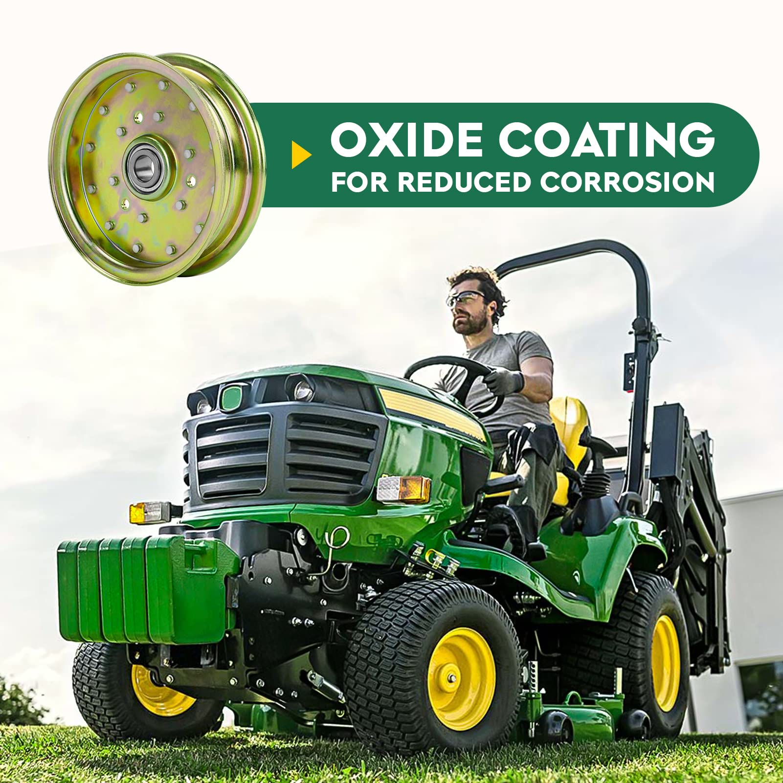 Snapklik.com : Idler Pulley For Husqvarna 539103257 510057101 103257