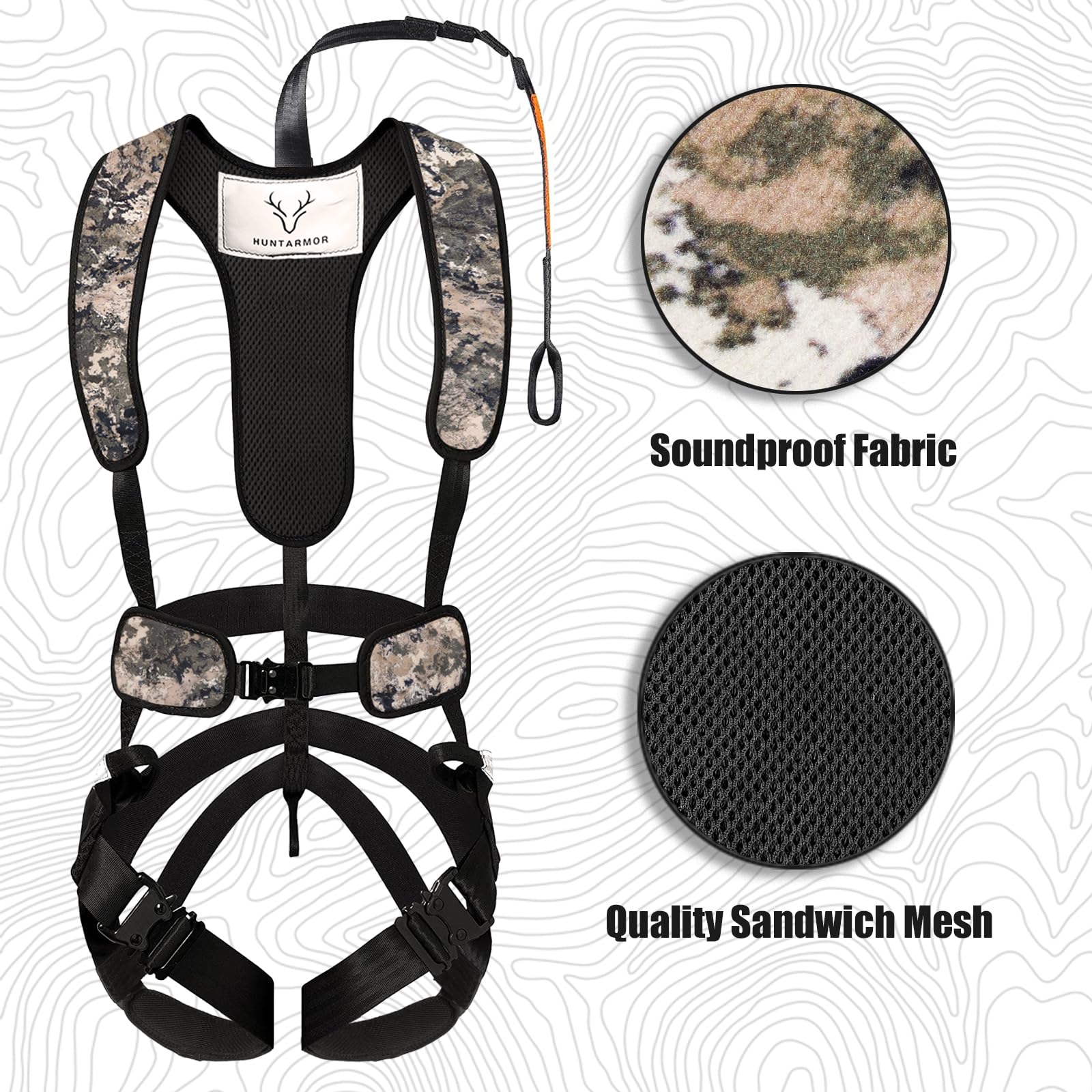 Snapklik.com : UIIHUNT Tree Stand Safety Harness: Lightweight Hunter ...