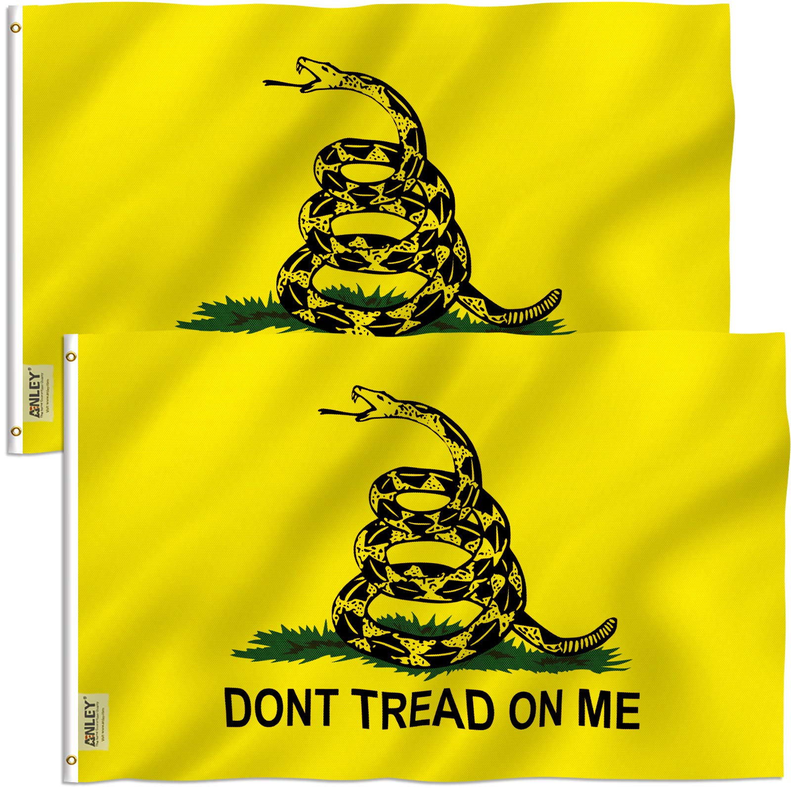 Snapklik.com : ANLEY Pack Of 2 Fly Breeze 4x6 Foot Dont Tread On Me ...