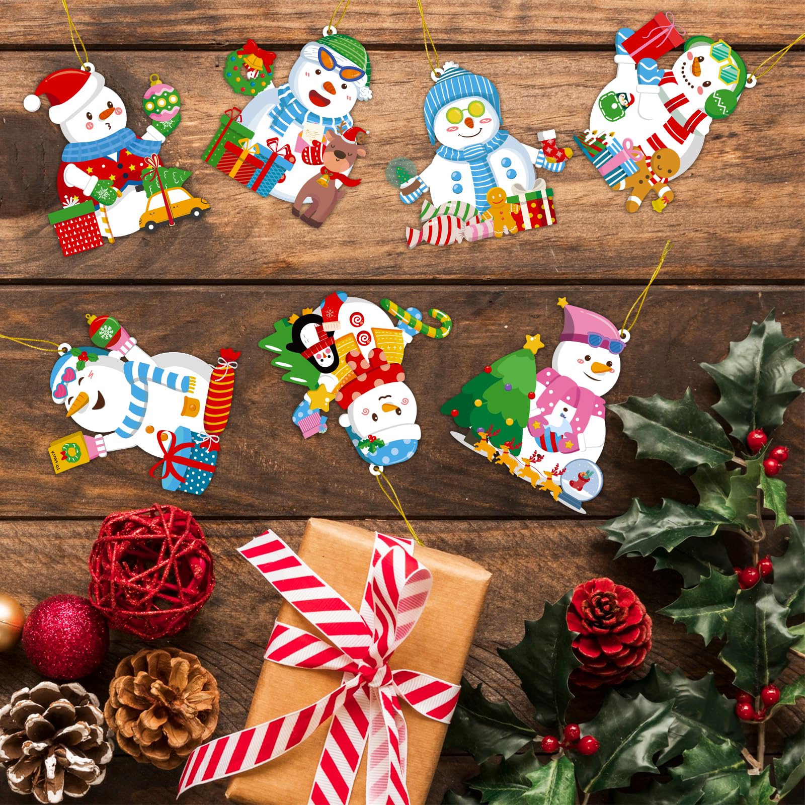 Snapklik.com : 28 Pack Christmas DIY Crafts Kit For Kids, Make Your Own ...