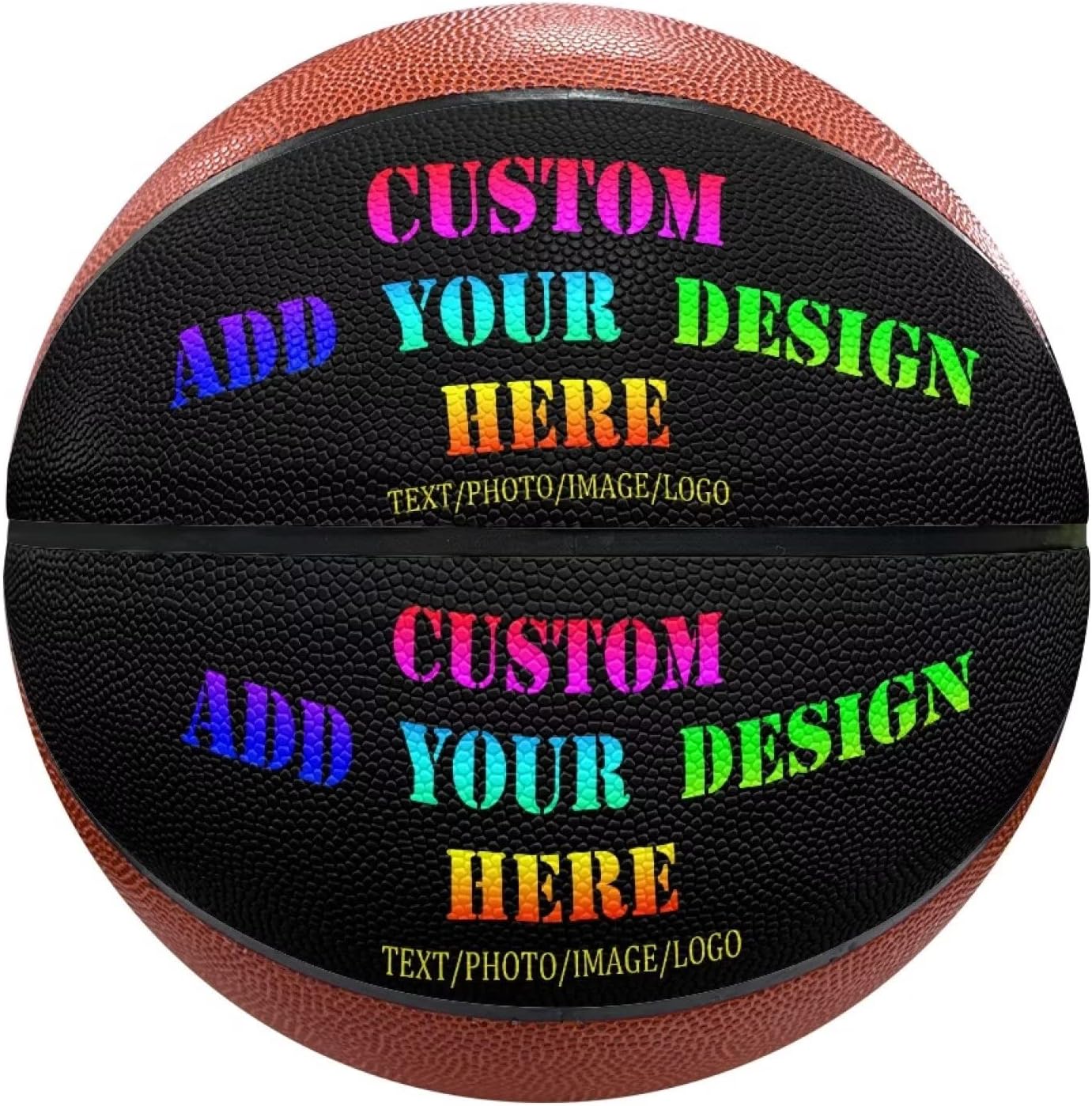 Amazon.com : Talayituse Customized Basketball, 4 Blank Panel Custom ...
