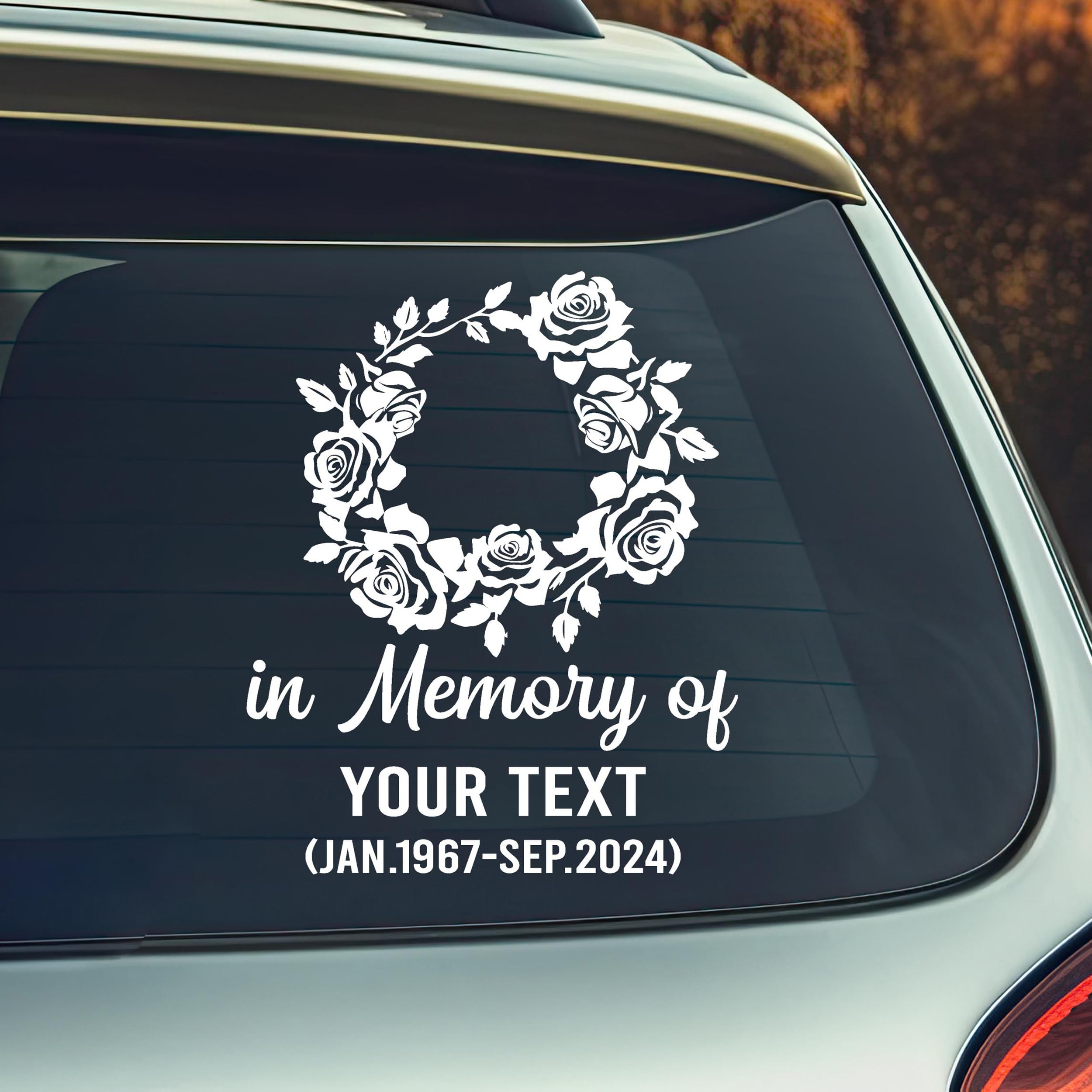 Clipart In Loving Memory Decal Templates In Loving Memory" Decals
