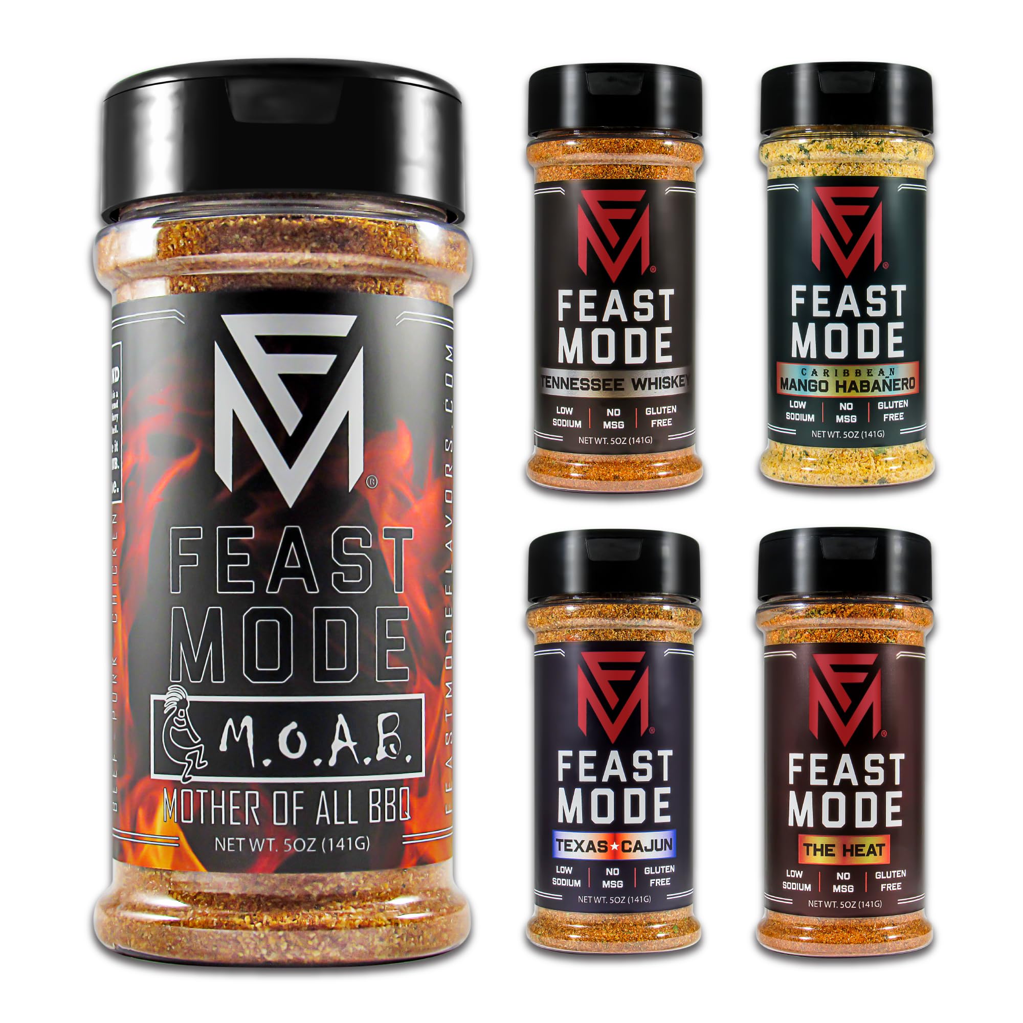Amazon.com : Feast Mode Flavors | Picante Pack | 5 count | 5oz ...
