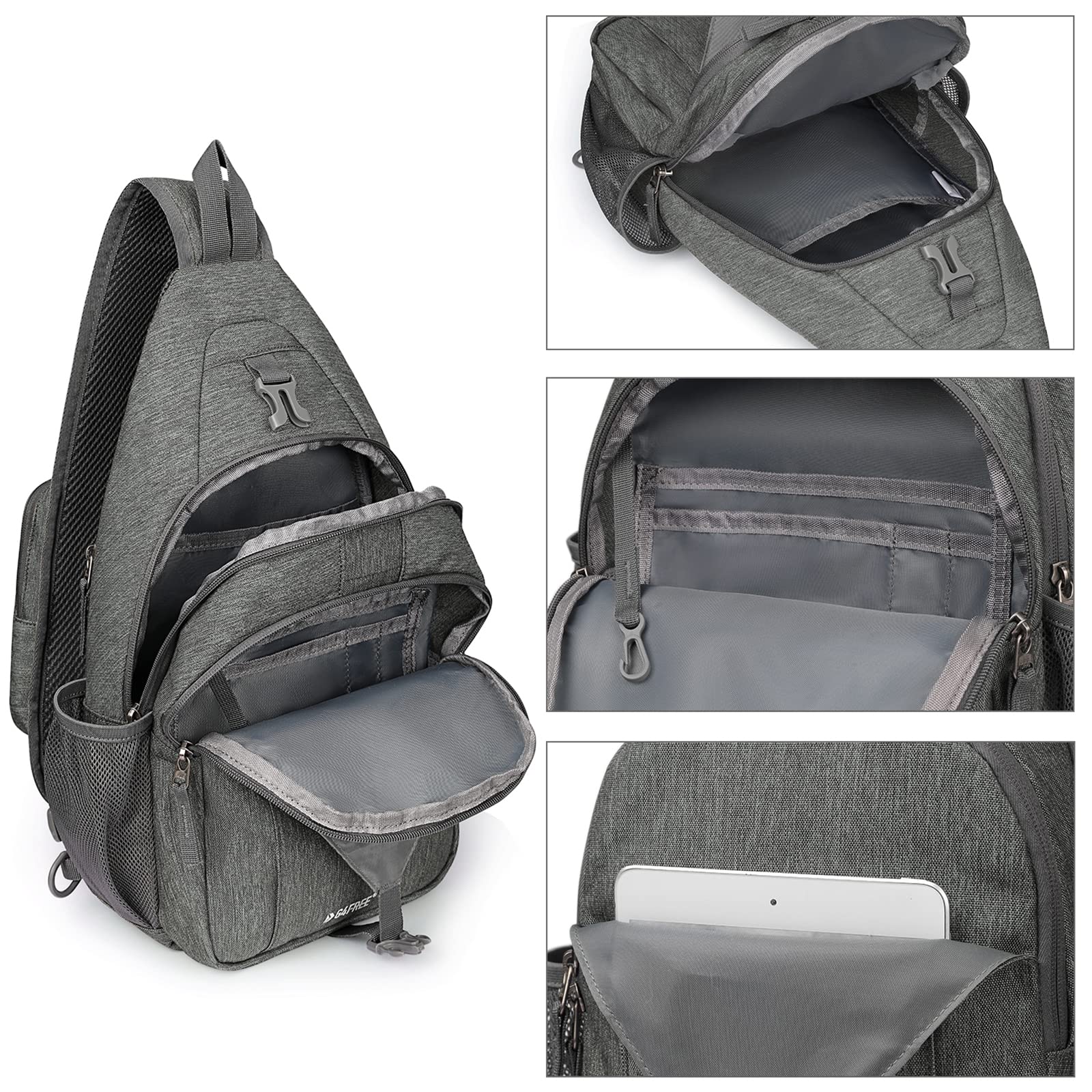 Snapklik.com : G4Free Sling Chest Bag RFID Crossbody Backpack Shoulder Bag