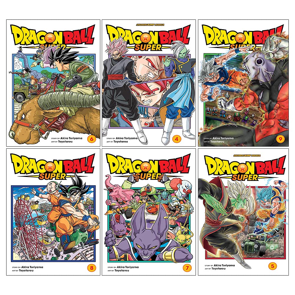 Dragon Ball Super Series Vol 4-9: 6 Books Collection Set By Akira ...