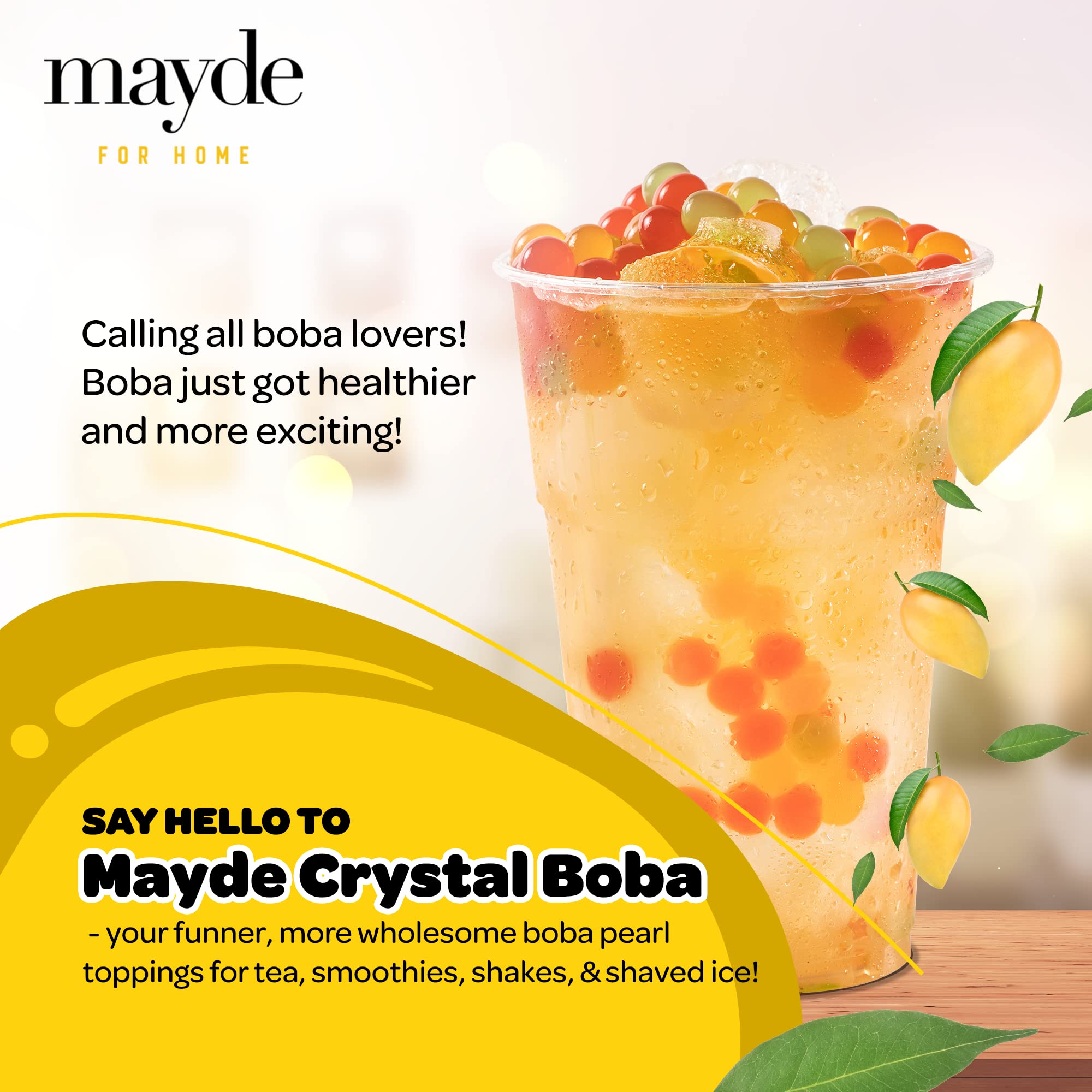 Snapklik.com : Mayde Crystal Boba For Bubble Tea Drinks Milk Tea Shaved ...