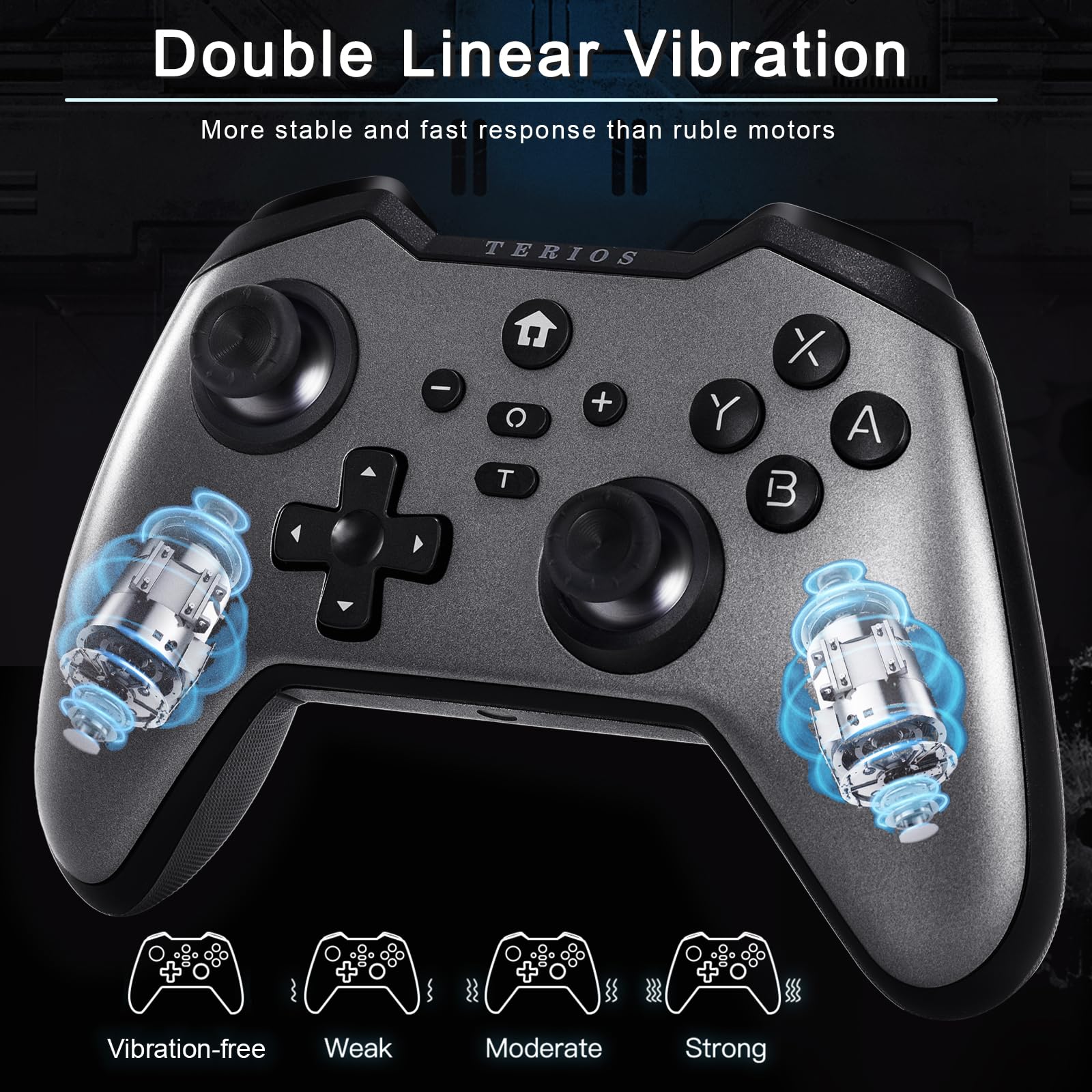 TERIOS Switch Controller, (No Drift) Upgraded Wireless Switch Remote ...