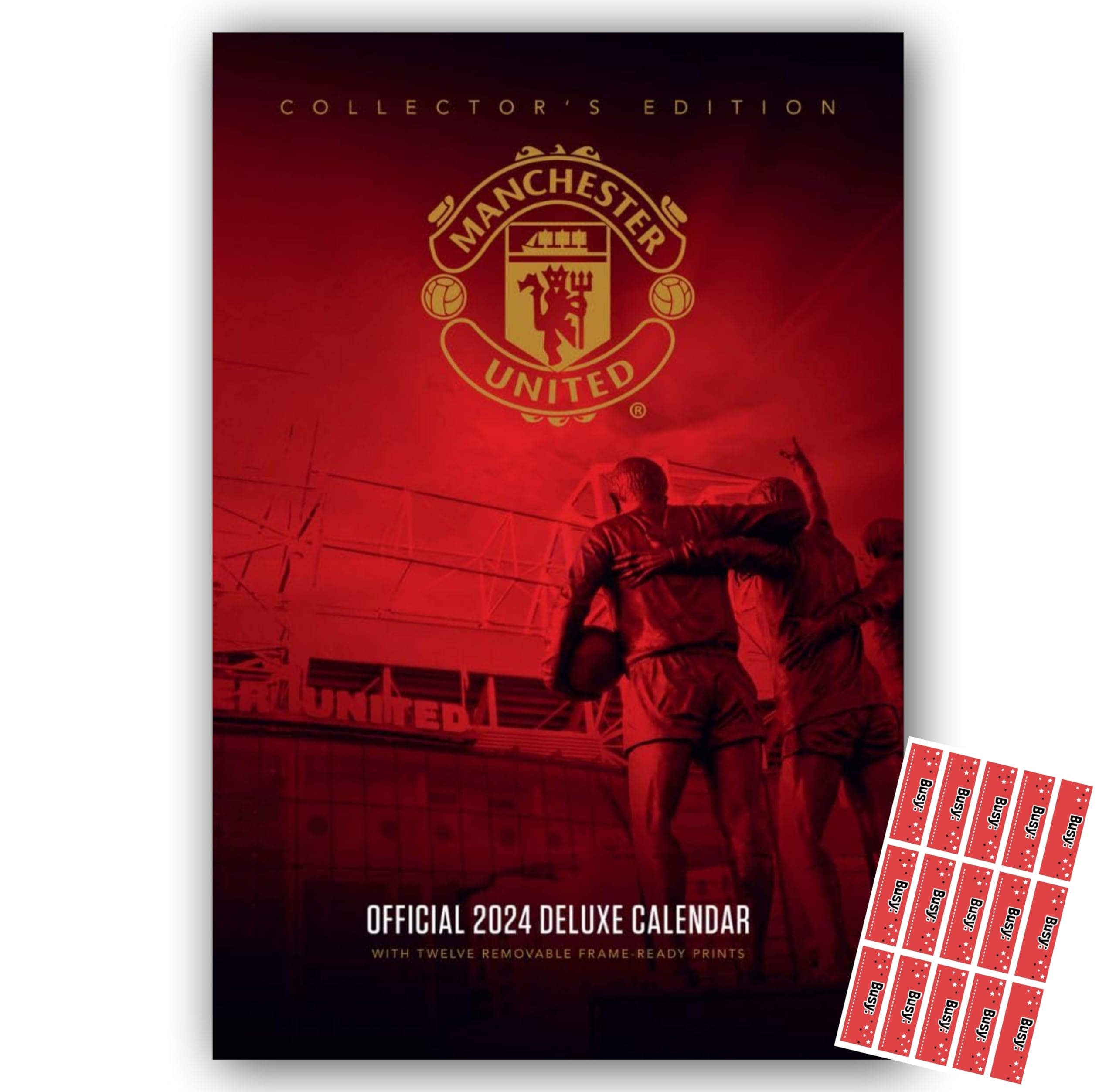 Manchester Calendar Man United 2024 Deluxe Special Edition with ...