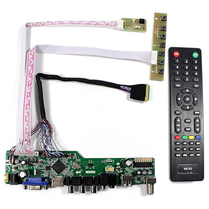 Buy VSDISPLAY HDMI+VGA+CVBS+USB+RF+Audio LCD Motor Driver Board ...