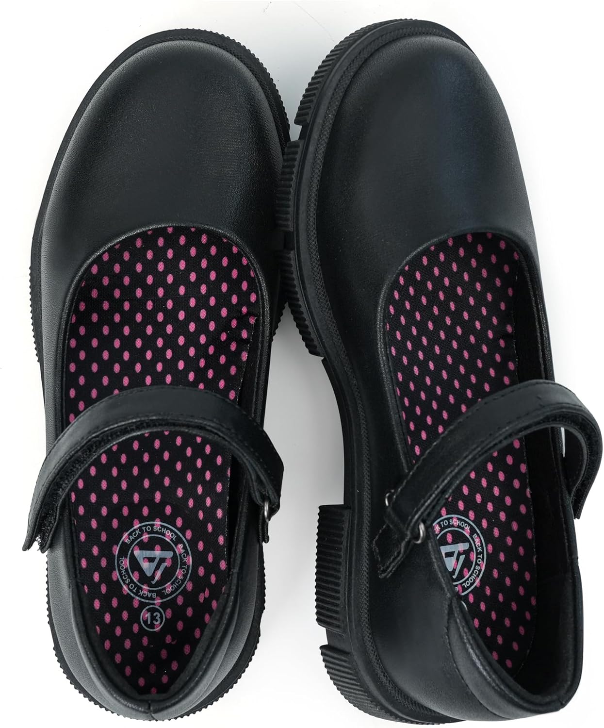 Amazon.com: JABASIC Girls School Uniform Shoes Comfortable Mary Jane ...