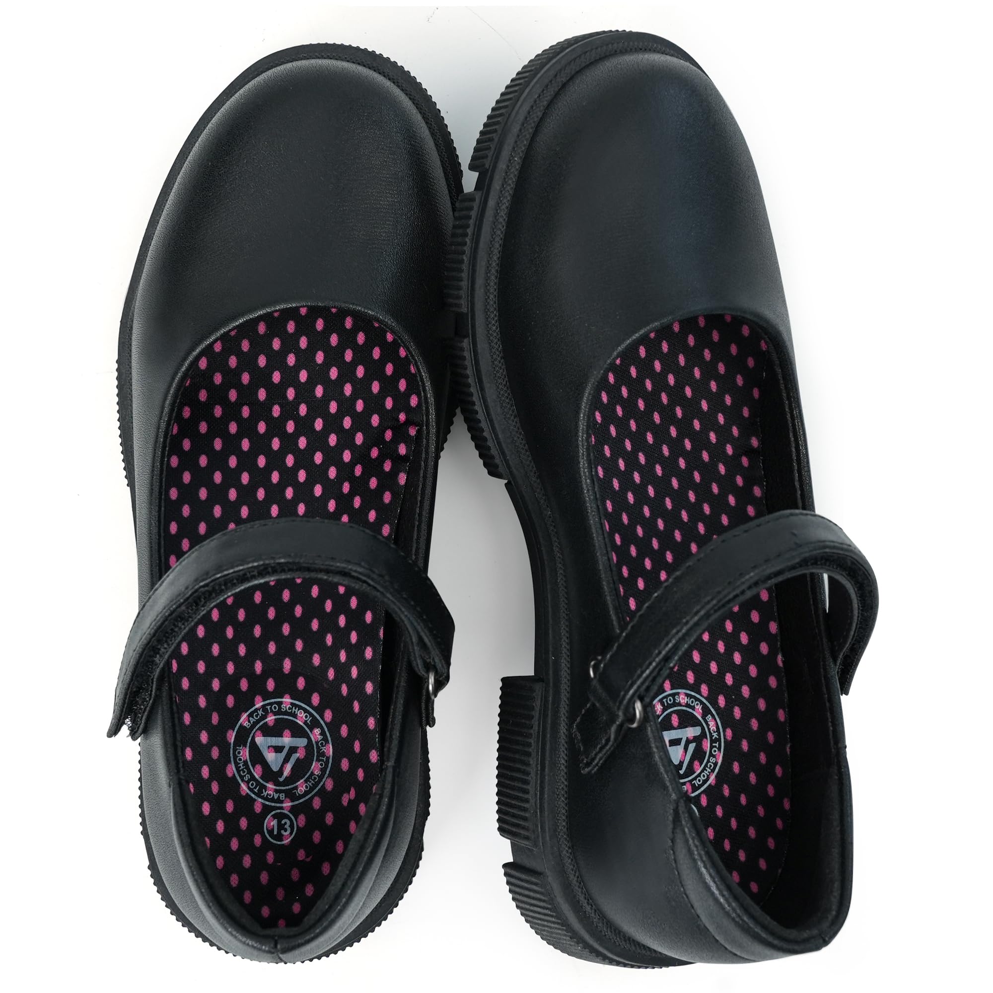 Snapklik.com : JABASIC Girls School Uniform Shoes Comfortable Mary Jane ...