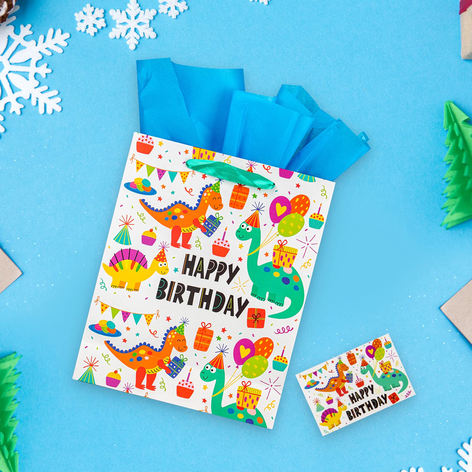 Snapklik.com : 12.6" Large Happy Birthday Gift Bags