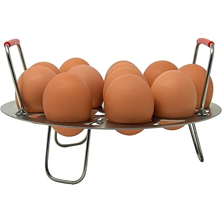 Amazon.com: Egg Steamer Rack Alamic Egg Rack Steamer Trivet Basket ...