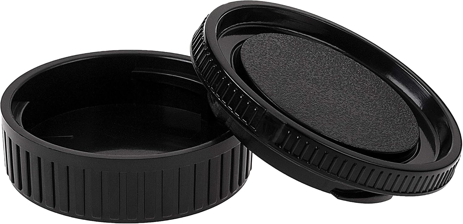 Amazon.com : Fotodiox Camera Body & Rear Lens Cap Set Compatible with ...