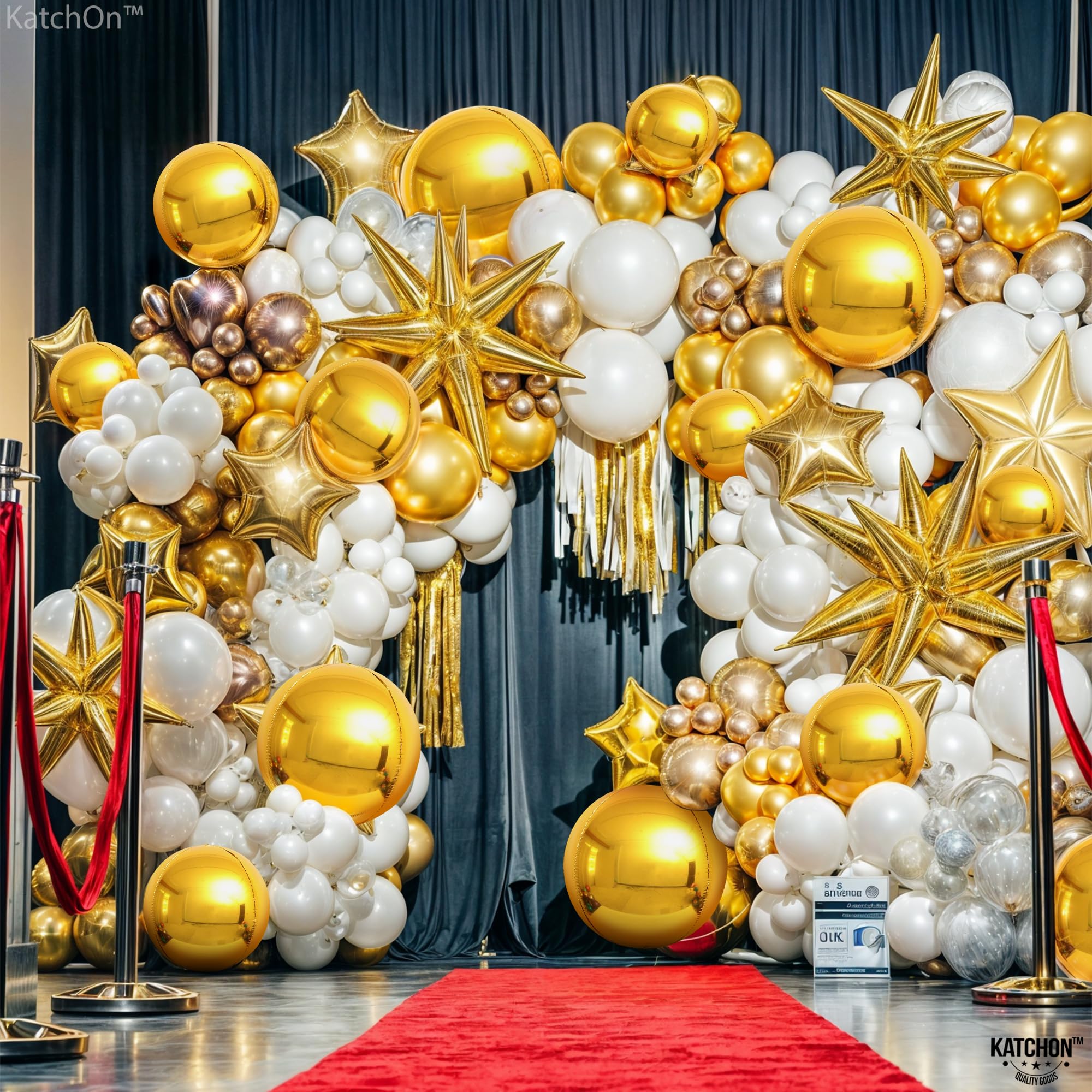 Snapklik.com : Large Gold Foil Balloons - 22 Inch, Pack Of 14 Gold ...