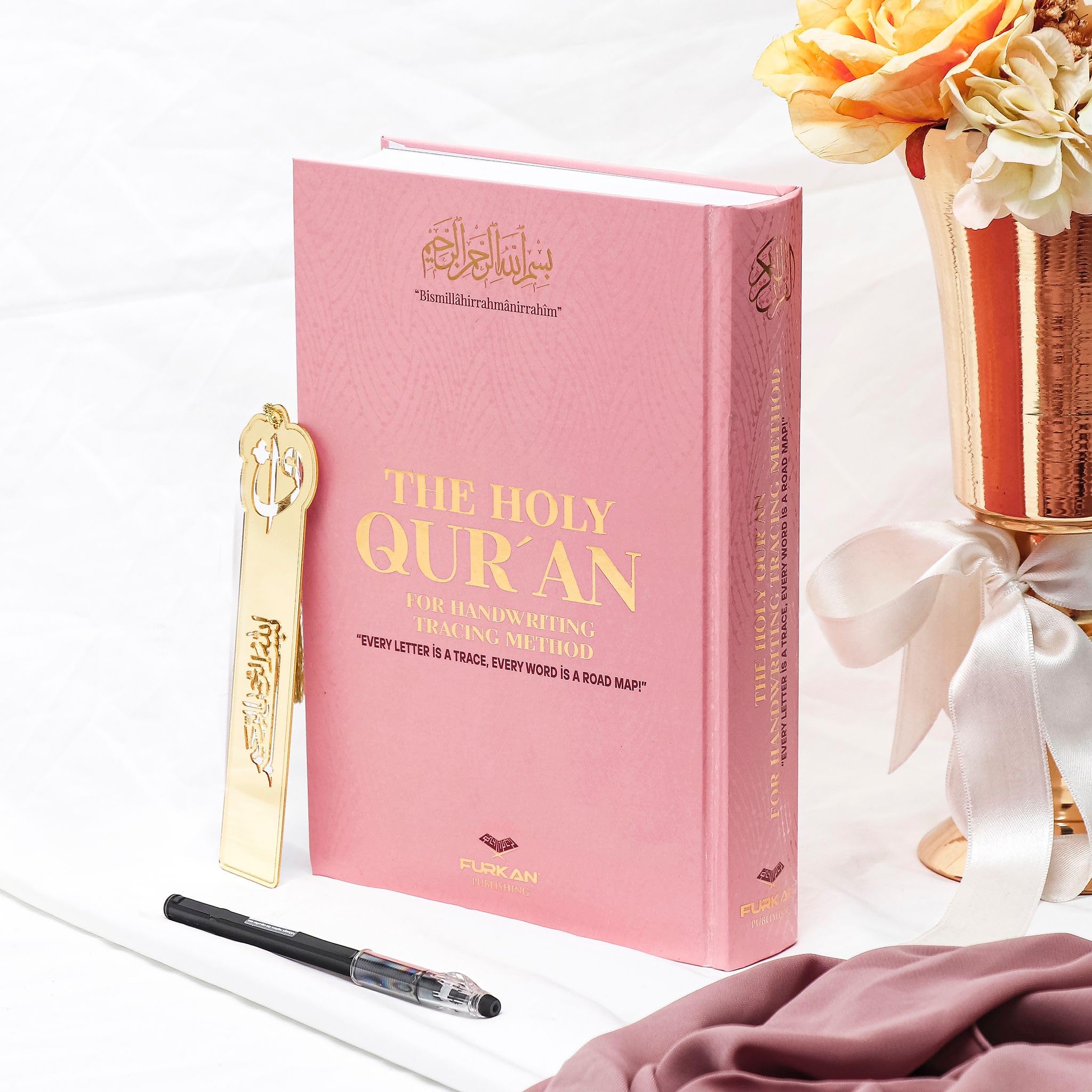 Amazon.com: Shaded Quran Text Mushaf with Full Tracing & Bookmark ...