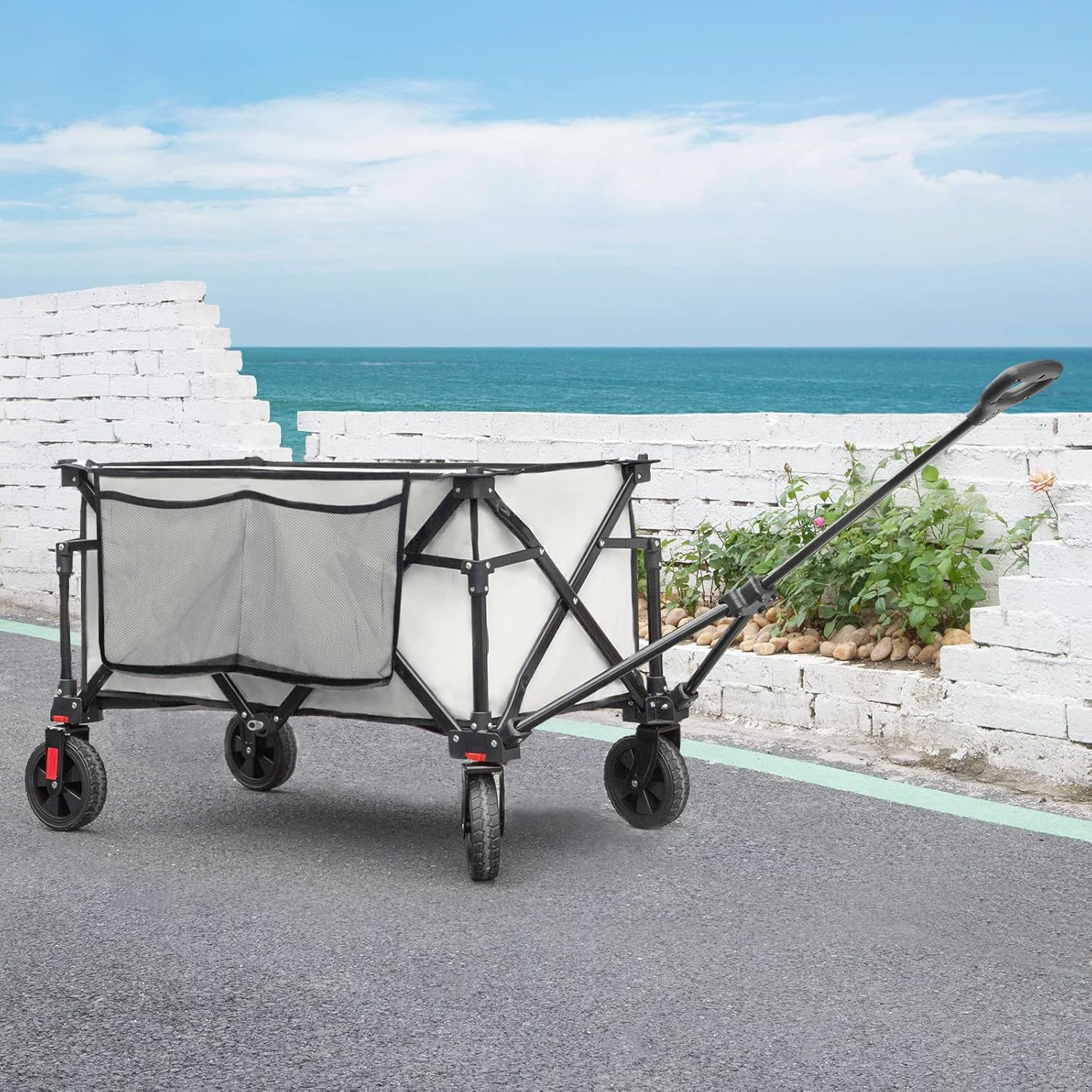 Amazon.com : Joyside Folding Collapsible Wagon for Outdoor Utility ...