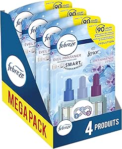 Febreze 3Volution Diffuseur Électrique de Parfum, 4 x 20ml, Eveil ...