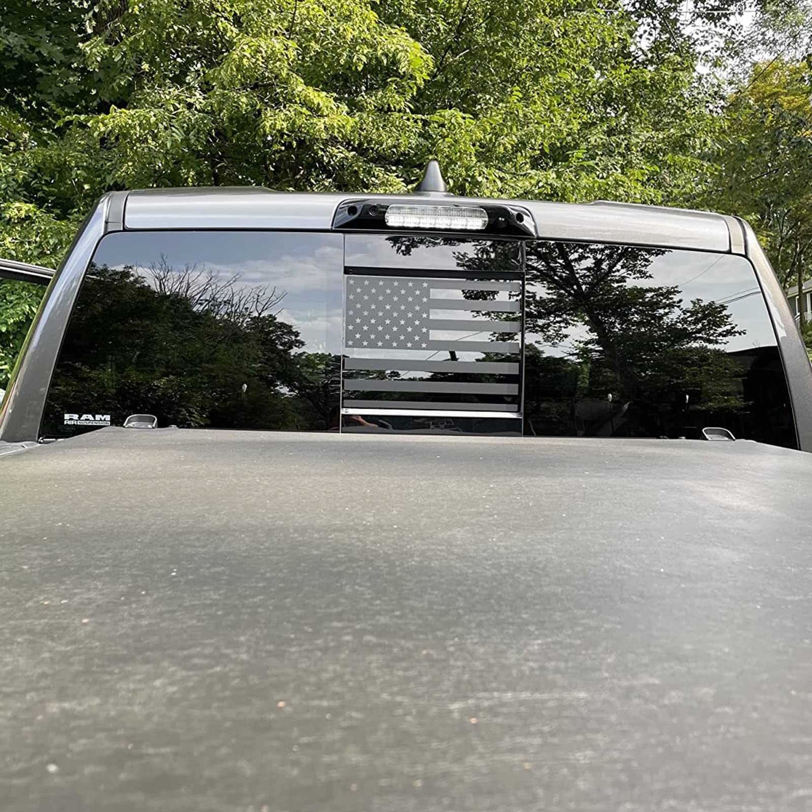 Snapklik.com : Zxiaochun Rear Middle Window American Flag Decal For ...