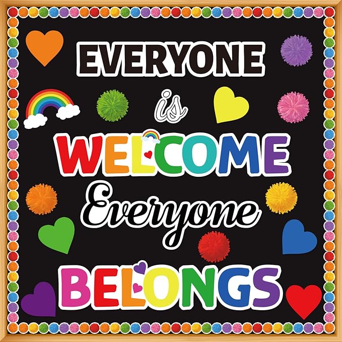 Amazon.com : Classroom Bulletin Board Decoration Set Welcome Banner ...