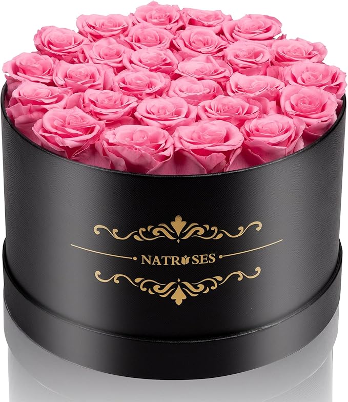 Amazon.com: NATROSES Gifts for Her 27 Piece Forever Preserved Roses in ...