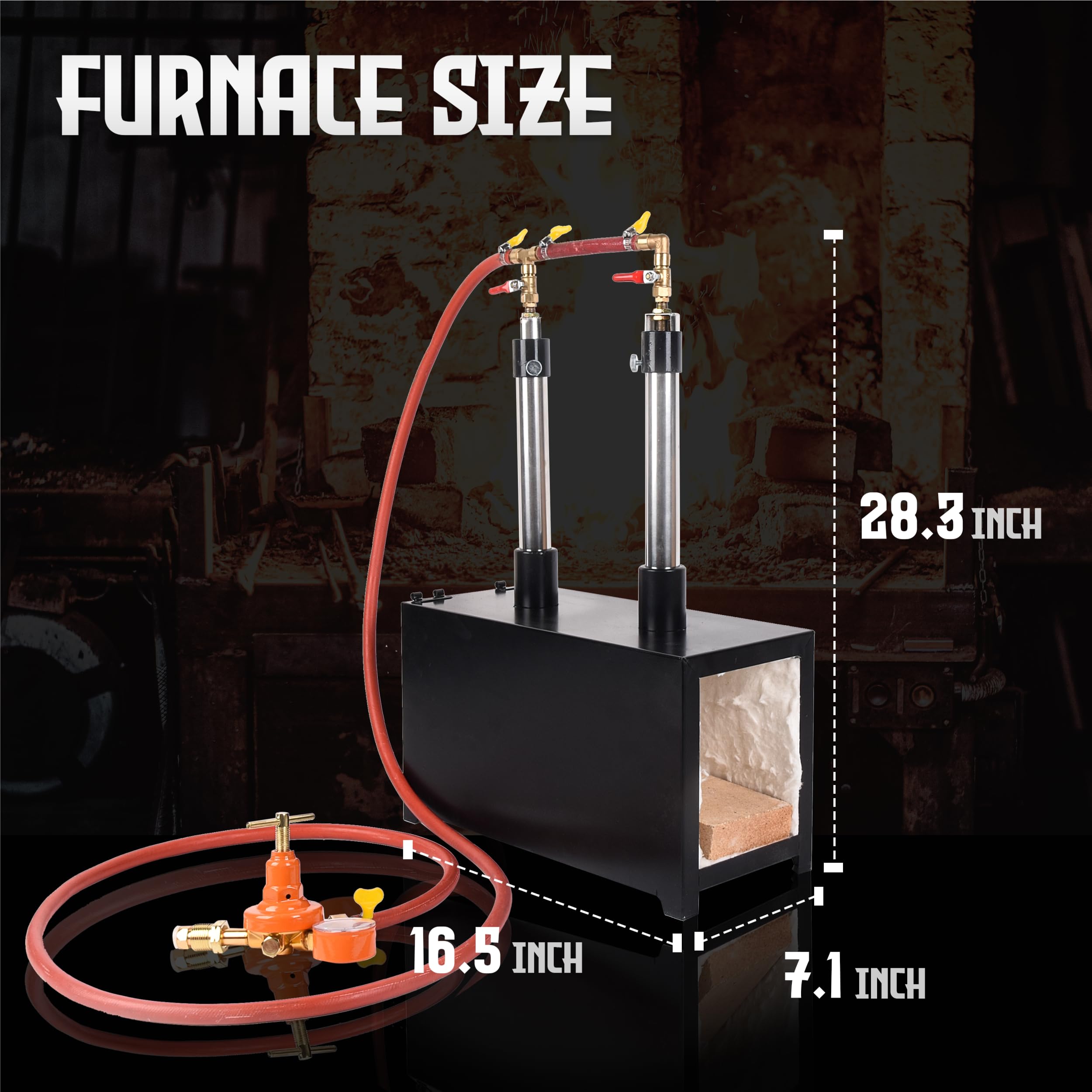 Snapklik.com : Portable Propane Forge, Propane Gas Forge Gas Welding ...