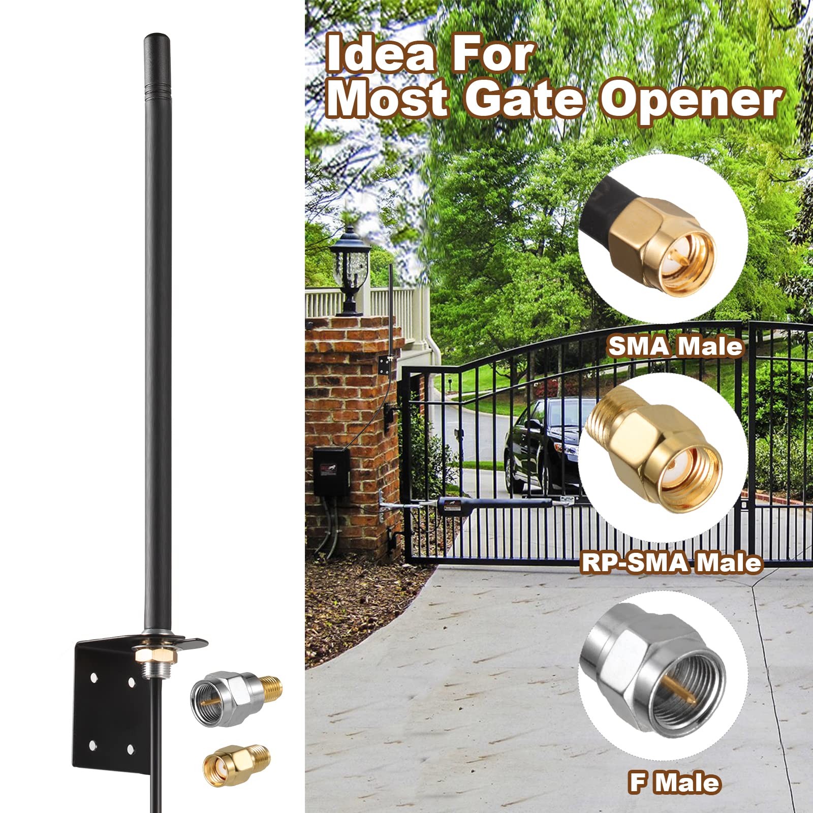 Snapklik.com : Outdoor Smart Gate Door Opener Extended Long Range ...