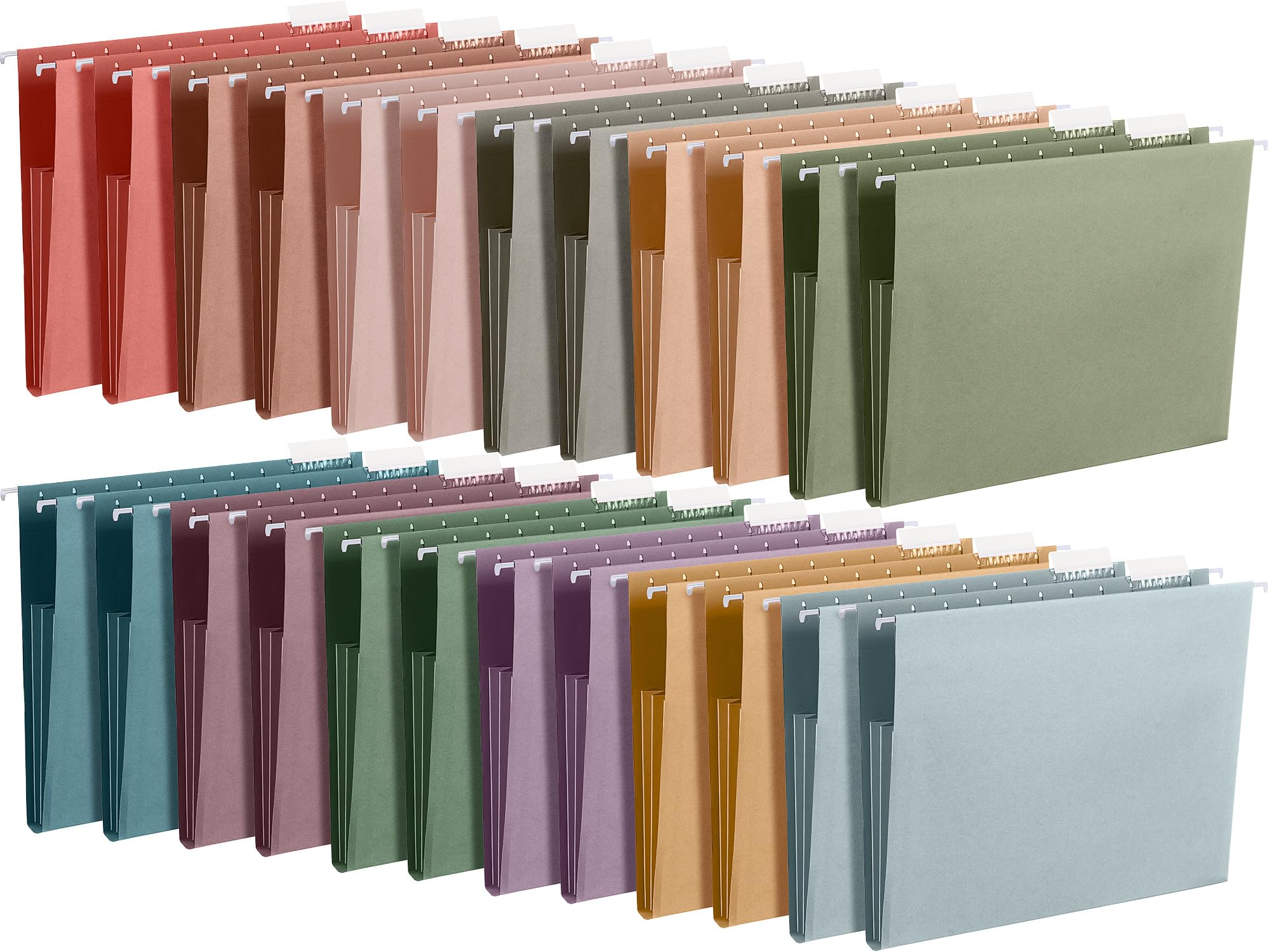 Snapklik.com : Yaomiao 24 Pack Hanging File Folders 3 Pleats Letter ...