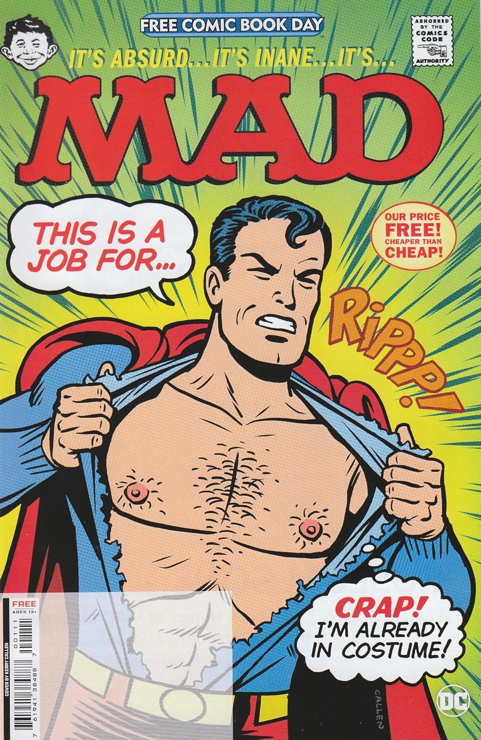 Mad Magazine Special Edition FCBD 2024 (Free Comic Book Day): Sergio Aragones, Don Martin, Kerry ...
