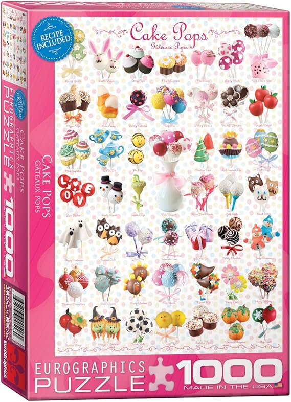 Amazon.com: Cake Pops Puzzle, 1000-Piece : Toys & Games