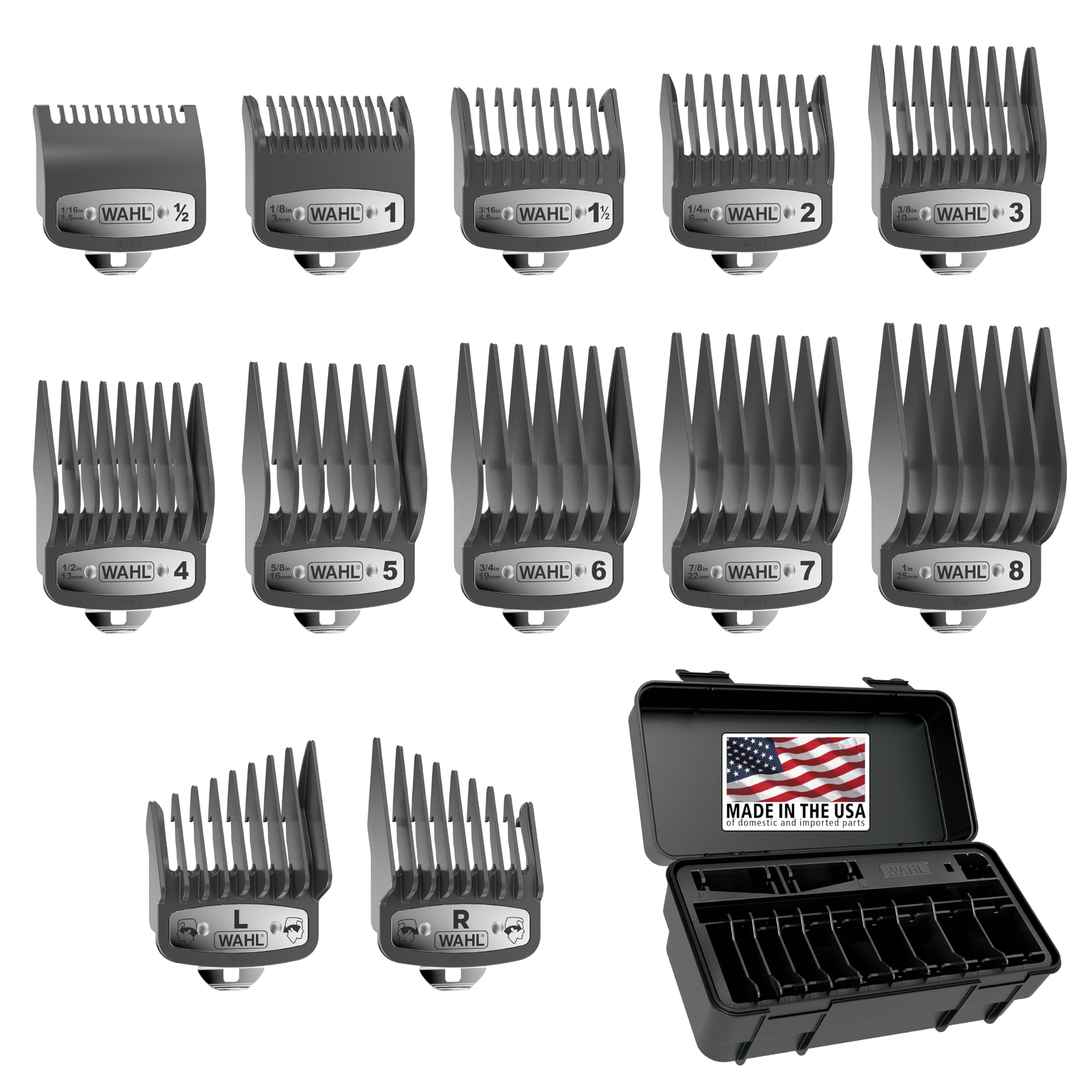 Wahl Clipper Genuine Secure-Snap™ Attachment Guard Organization Kit ...