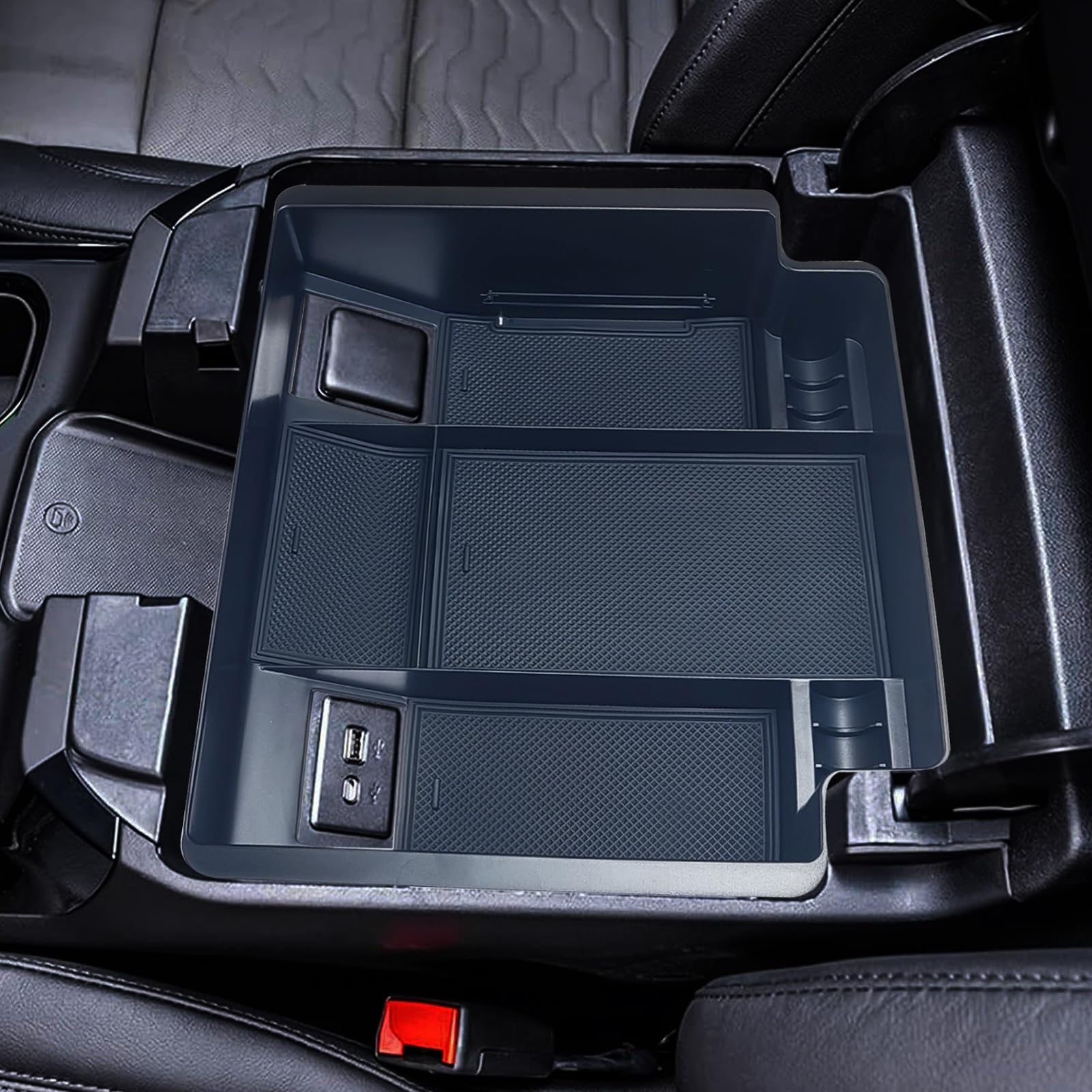 Snapklik.com : Zxiaochun Center Console Tray For 2022-2024 2025 Chevy ...