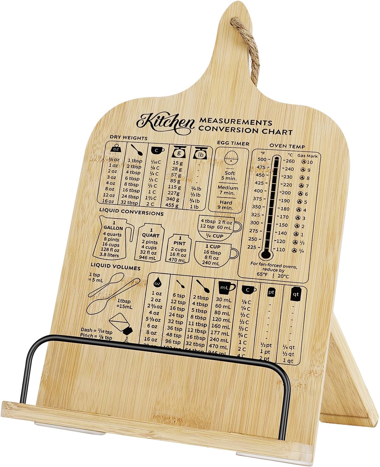 Amazon.com: Cookbook Stand, Recipe Book Holder for Kitchen Counter ...