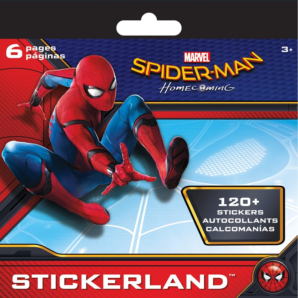 Amazon.com: ST2334 DC Comics Mini Stickerland Pad 6/Pages-Spiderman ...
