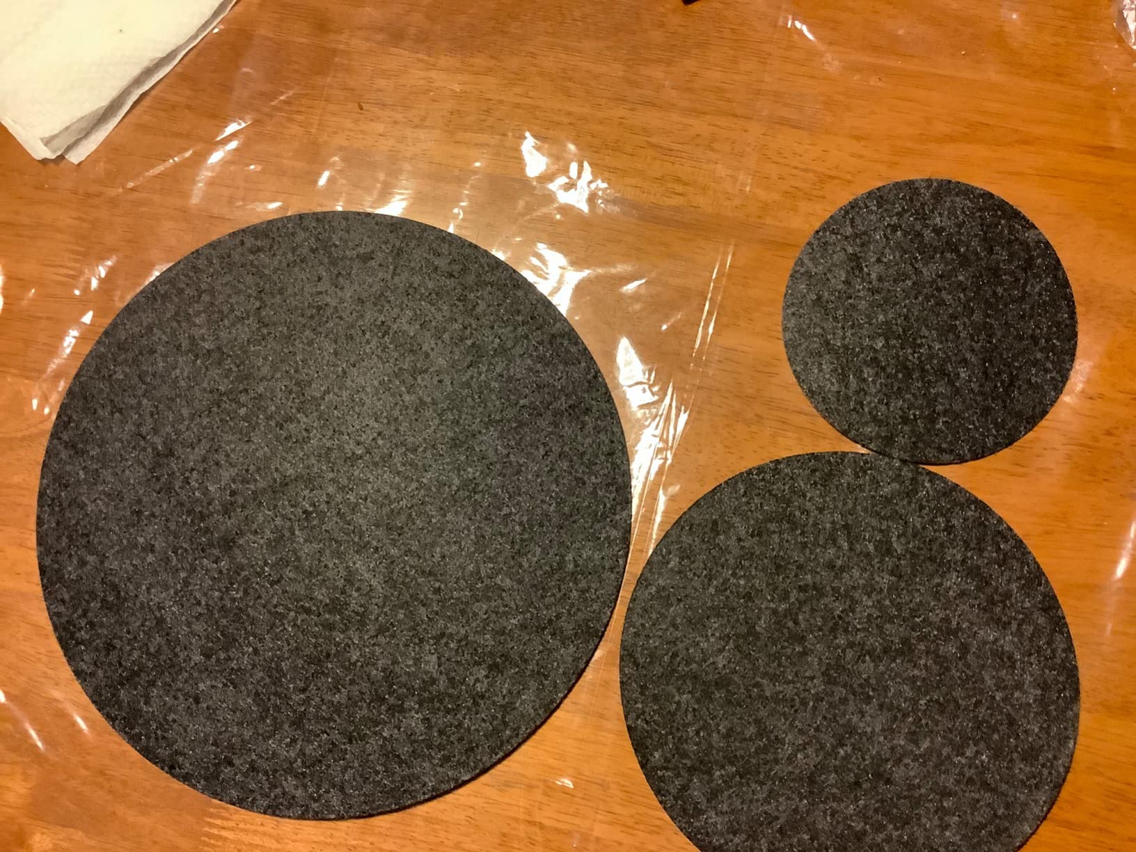 Amazon.com: LITLANDSTAR Thick Felt Plate Dividers, 72 Pack Felt Plate ...