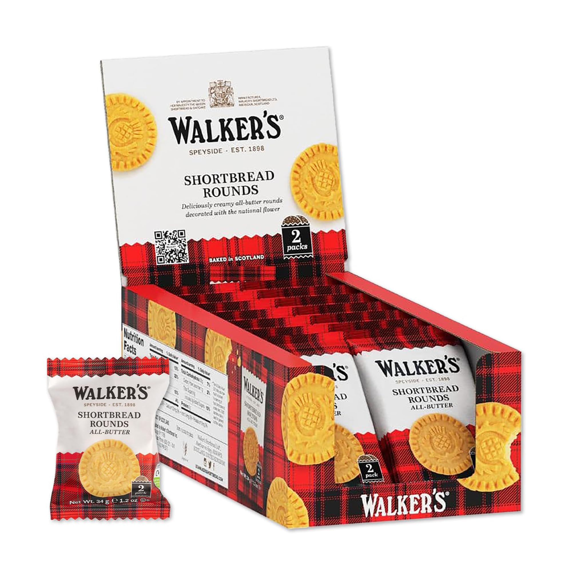 Snapklik.com : Walkers Shortbread Rounds, Pure Butter Shortbread ...