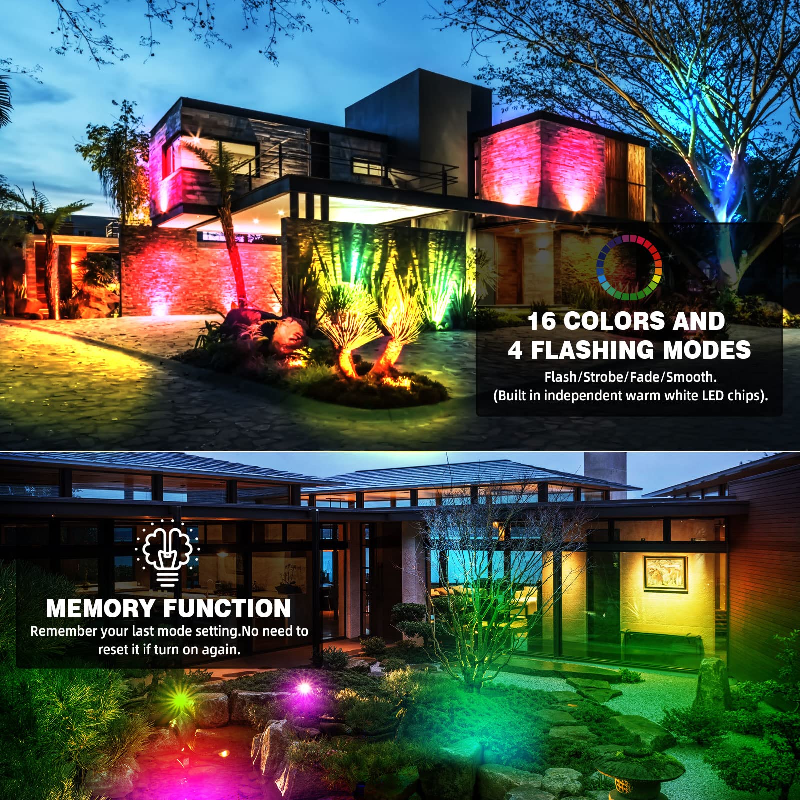 Rgb Led Landscape Lighting RGB Christmas Spot Light 12W Low Voltage