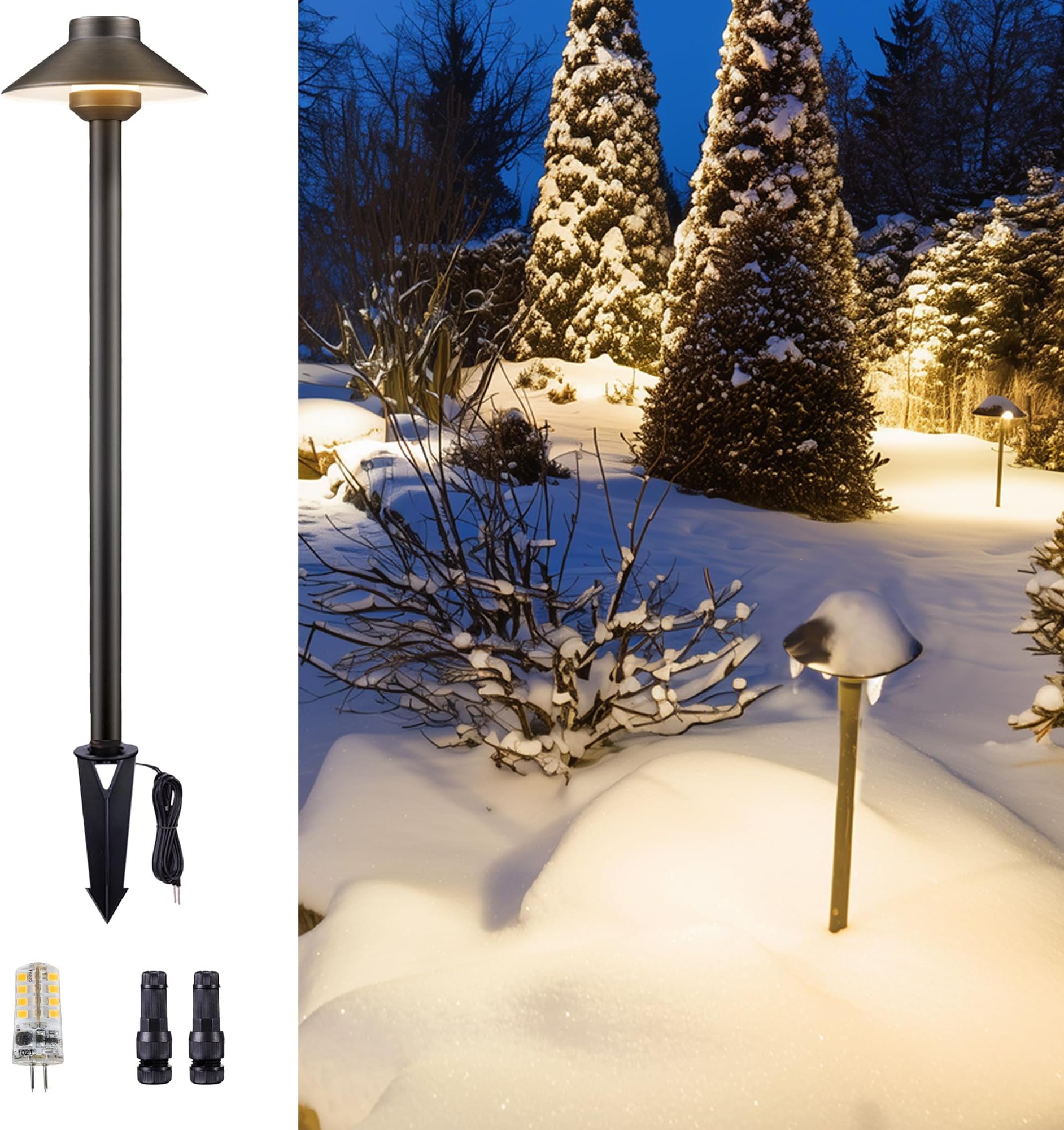 Kichler 15815BKT LED Side Mount Low Voltage Landscape Path and Spread ...