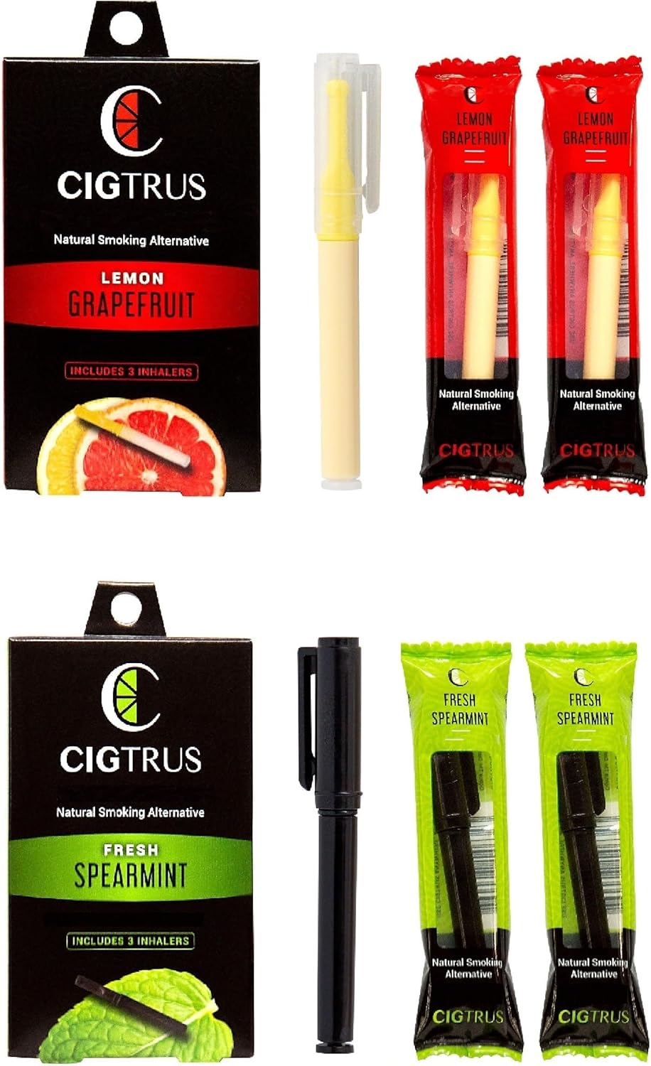 Cigtrus Natural Flavored Air Device - Inhaler | Fights Bad Habits ...