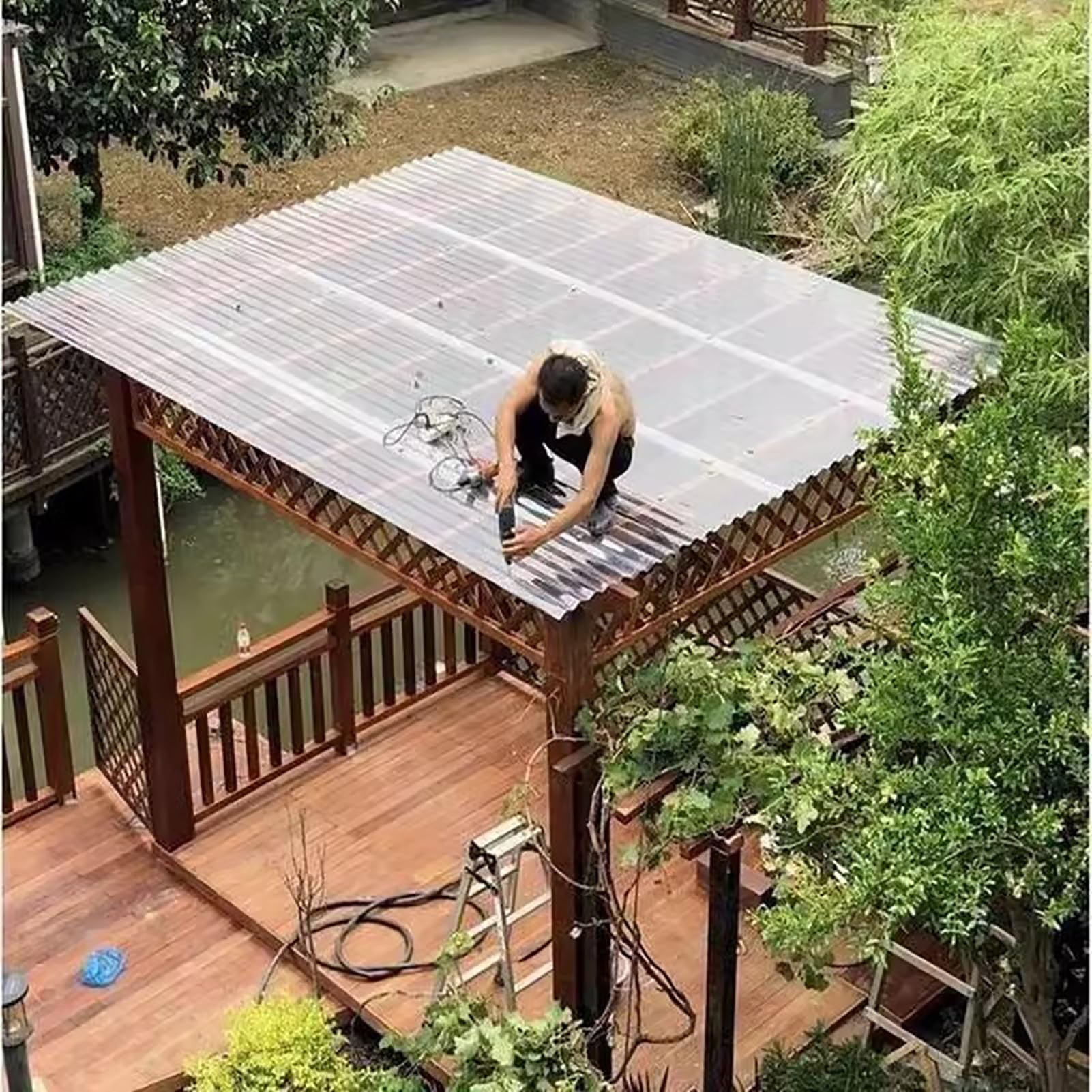 Corrugated Deck Roof Cover